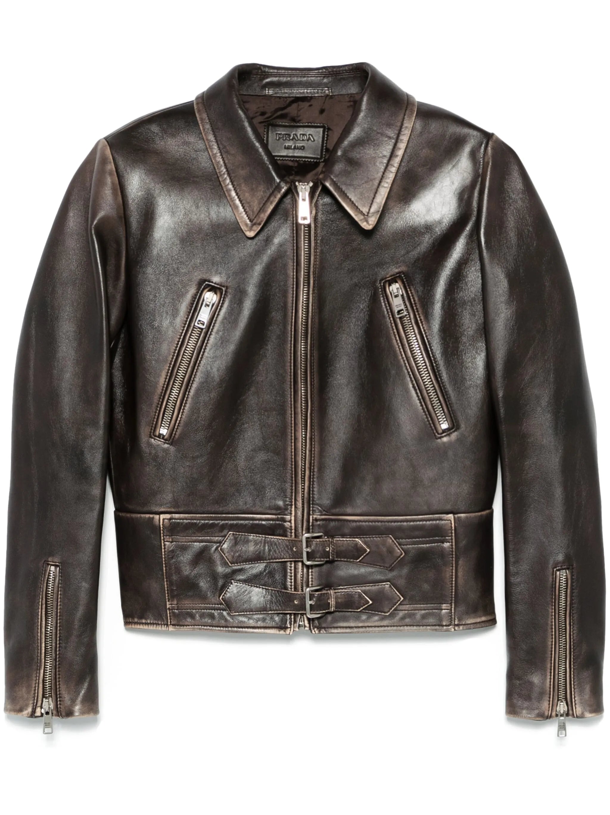 Prada Leather Jacket | Prada Woman collection | ERALDO Luxury Boutique