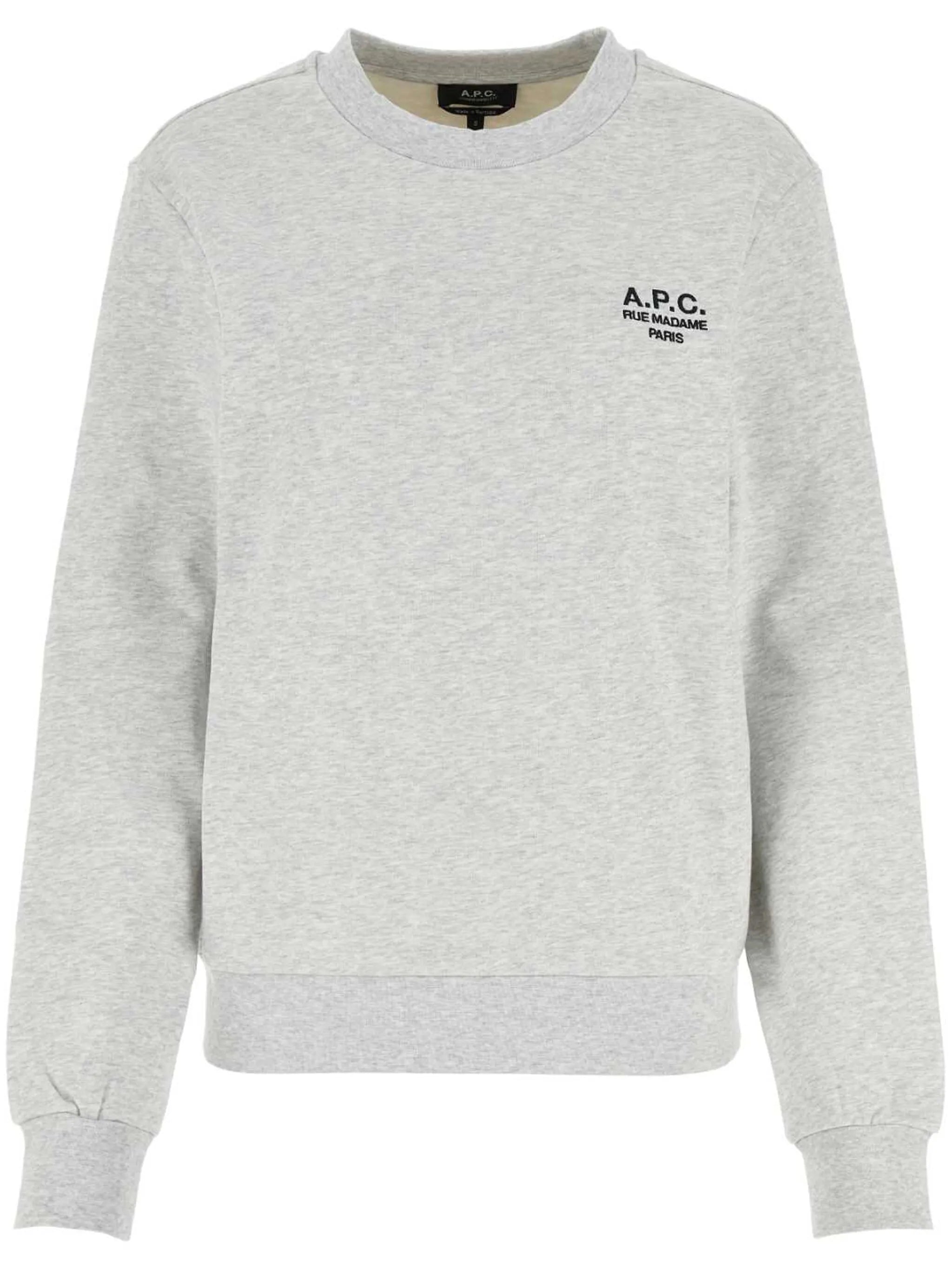 A.p.c. Mélange-effect Cotton Sweatshirt | A.p.c. Man collection ...