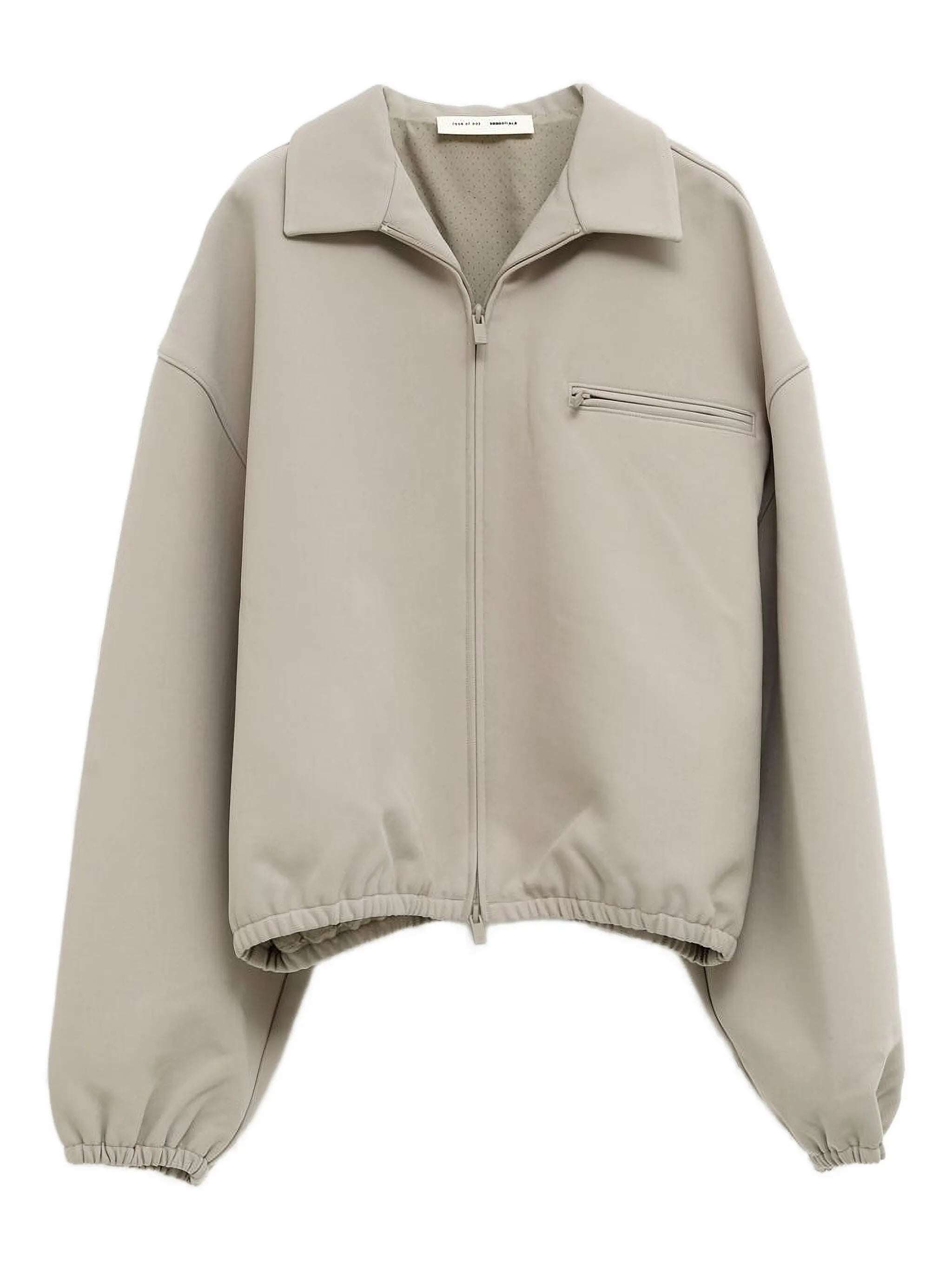 Fear Of God Essentials Zip-up Collared Jacket | Fear Of God Essentials ...