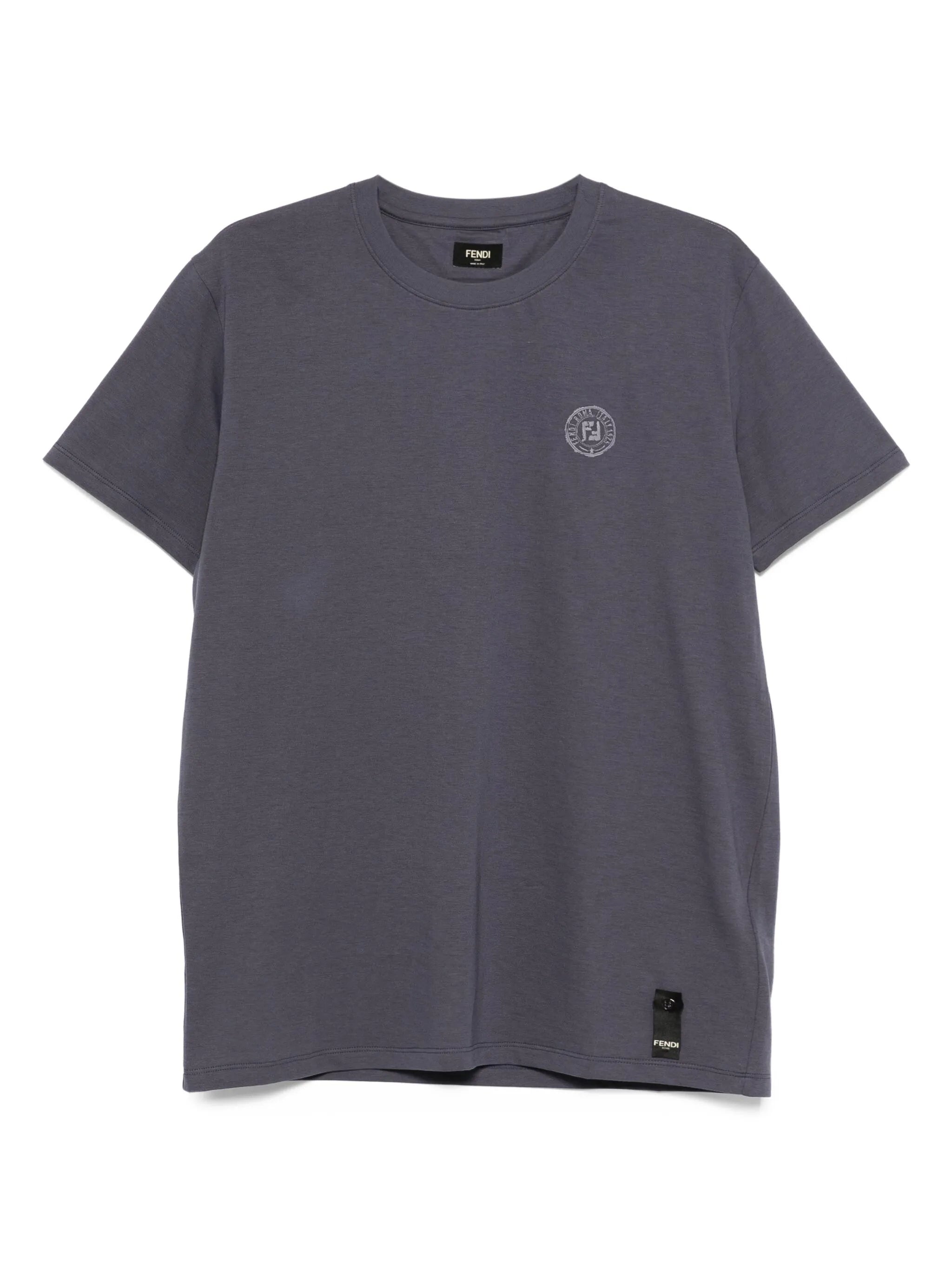 Fendi Logo-detail Crew-neck T-shirt | Fendi Man collection | ERALDO ...