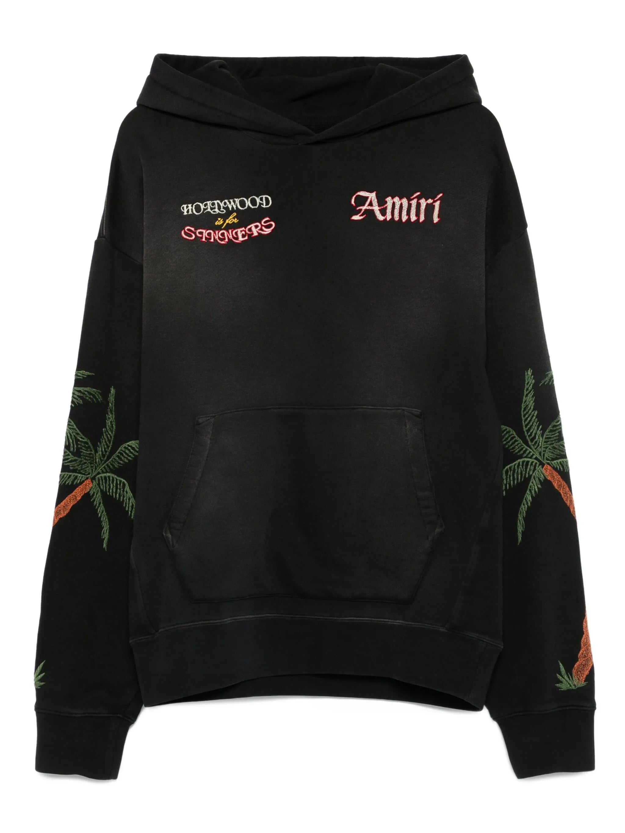 Amiri Palm-tree Embroidered Hoodie | Amiri Man collection | ERALDO ...
