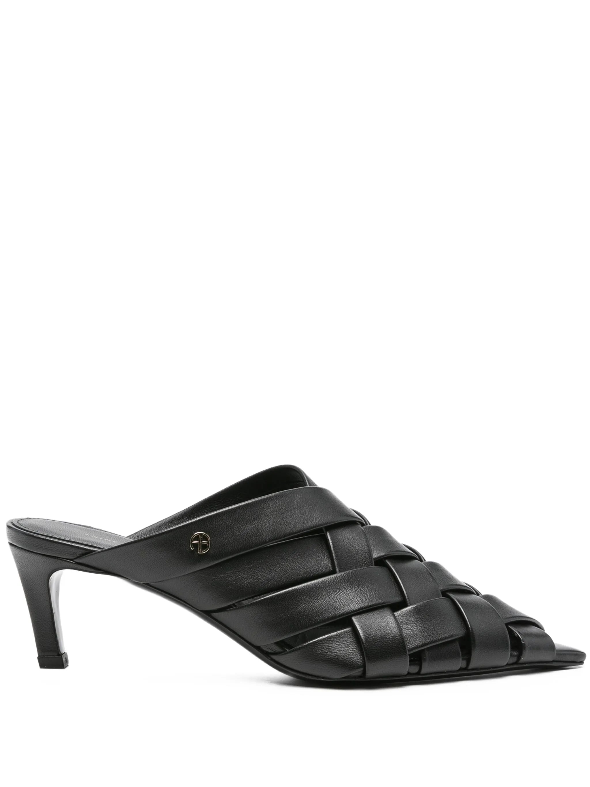 Anine Bing 55mm Eve Woven Leather Mules | Anine Bing Woman collection ...