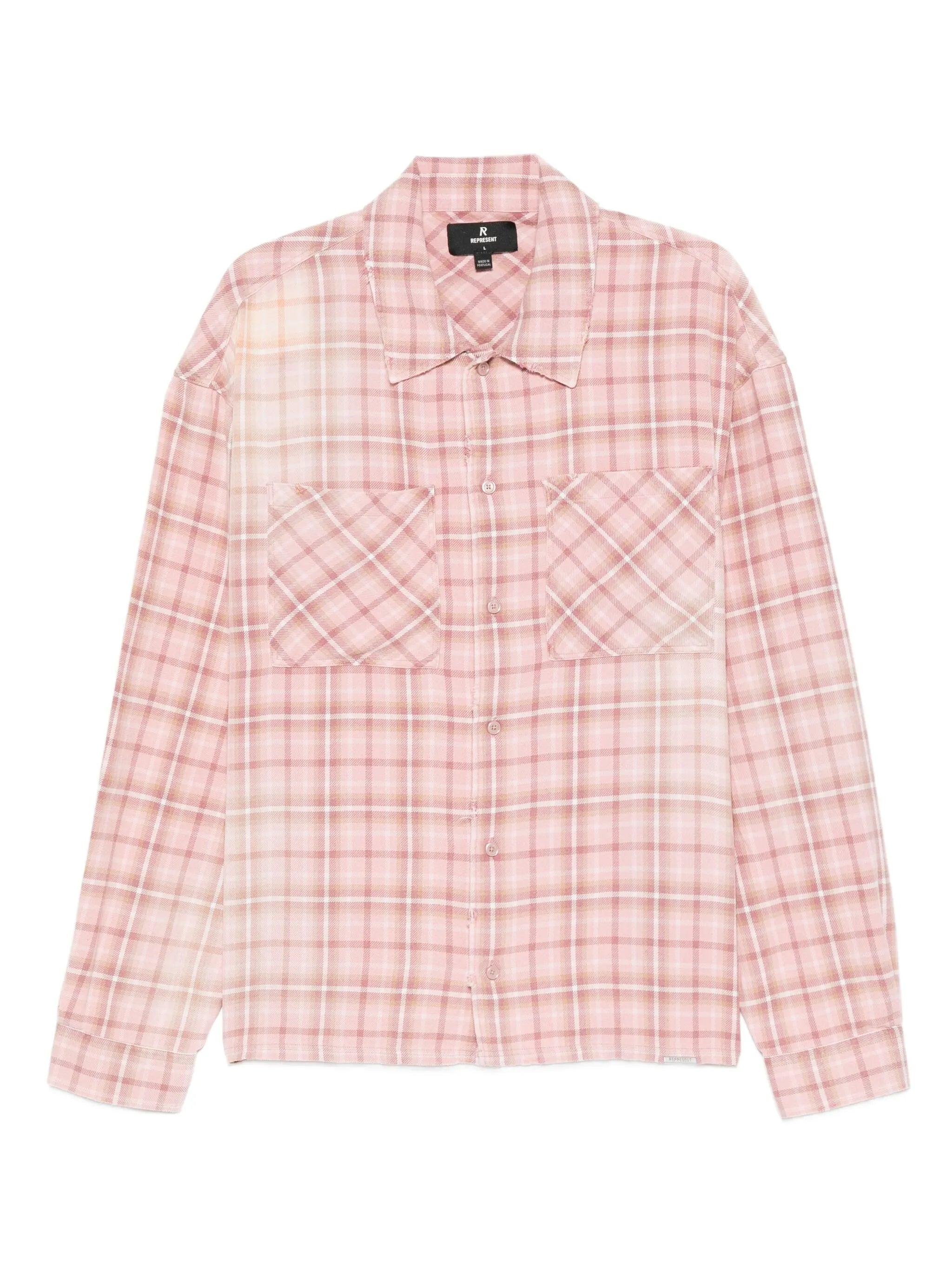 Represent Checked Shirt | Represent Man collection | ERALDO Luxury Boutique