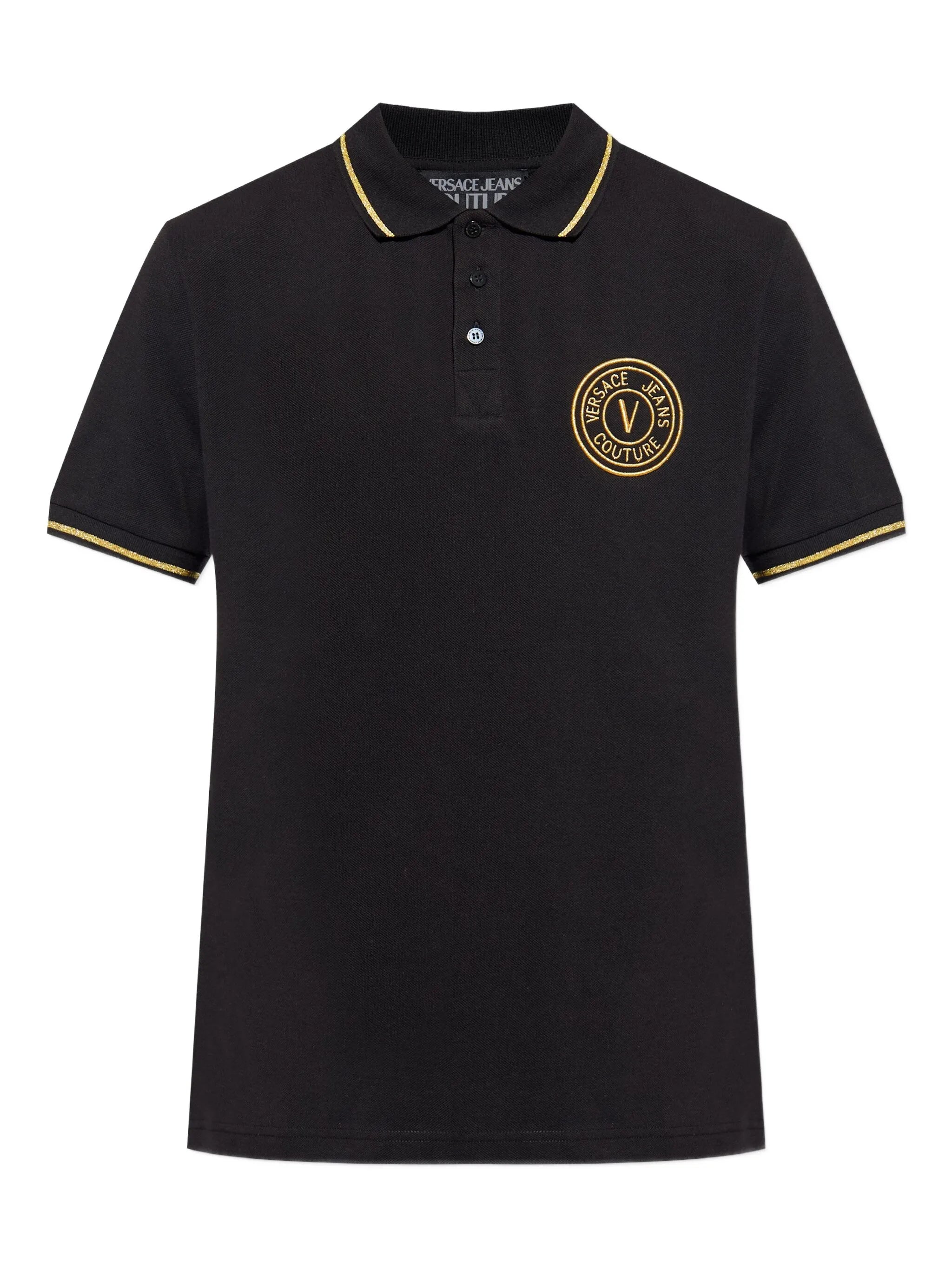 Versace Jeans Couture Logo-embroidered Polo Shirt | Versace Jeans ...