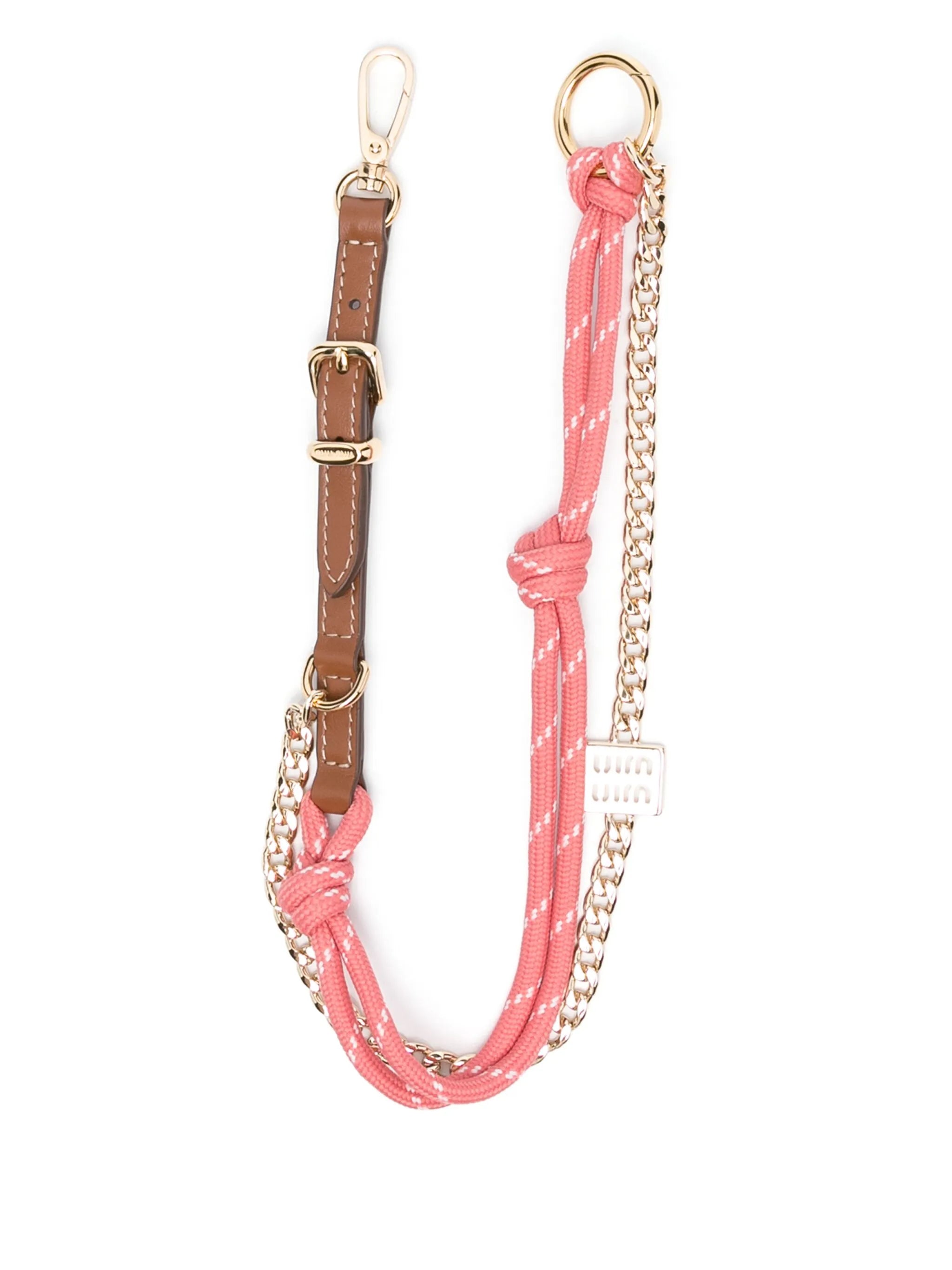 Miu Miu Knotted Chain Keyring | Miu Miu Woman collection | ERALDO ...