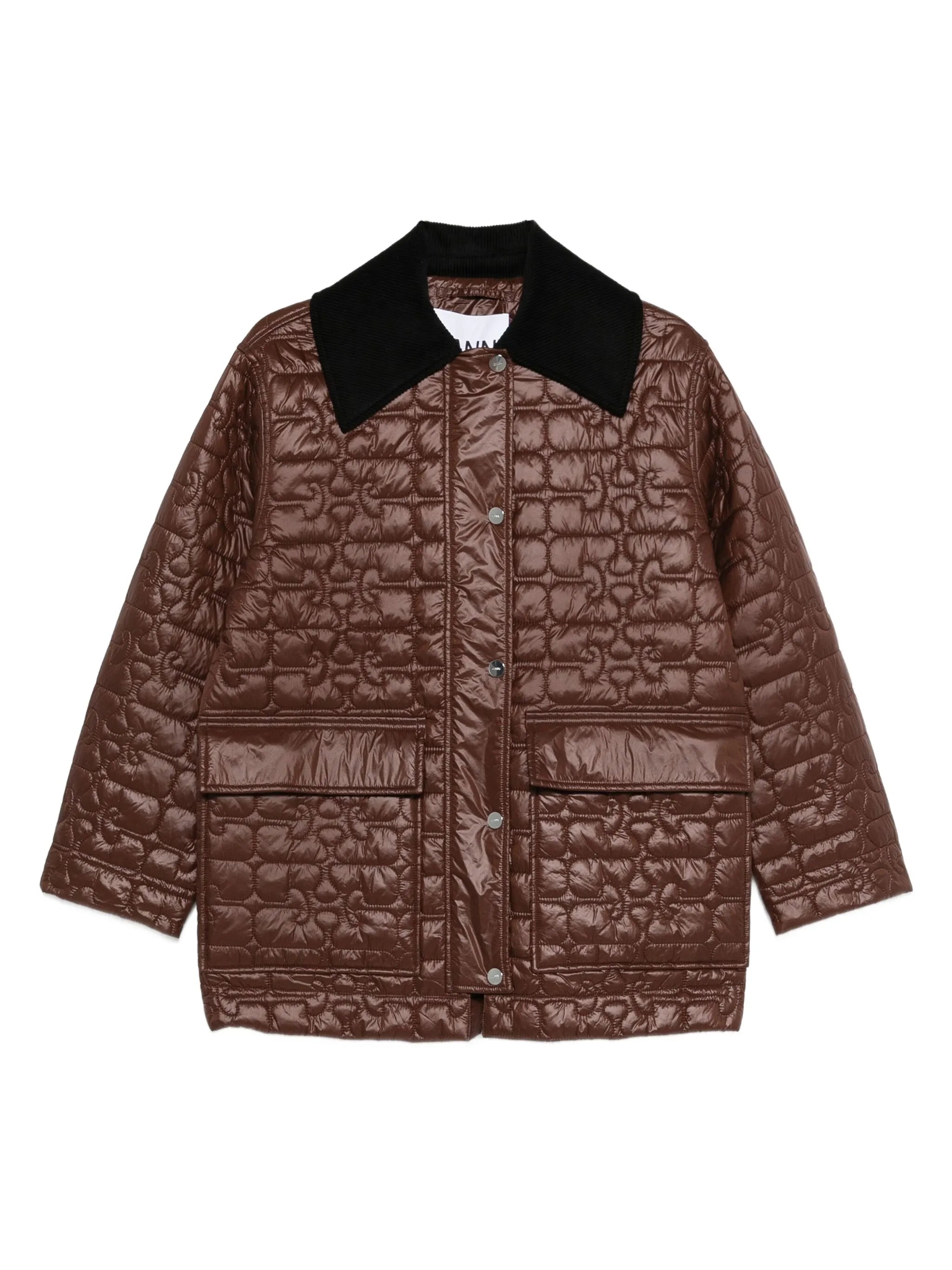 Ganni Quilted Coat | Ganni collezione Donna | ERALDO Luxury Boutique