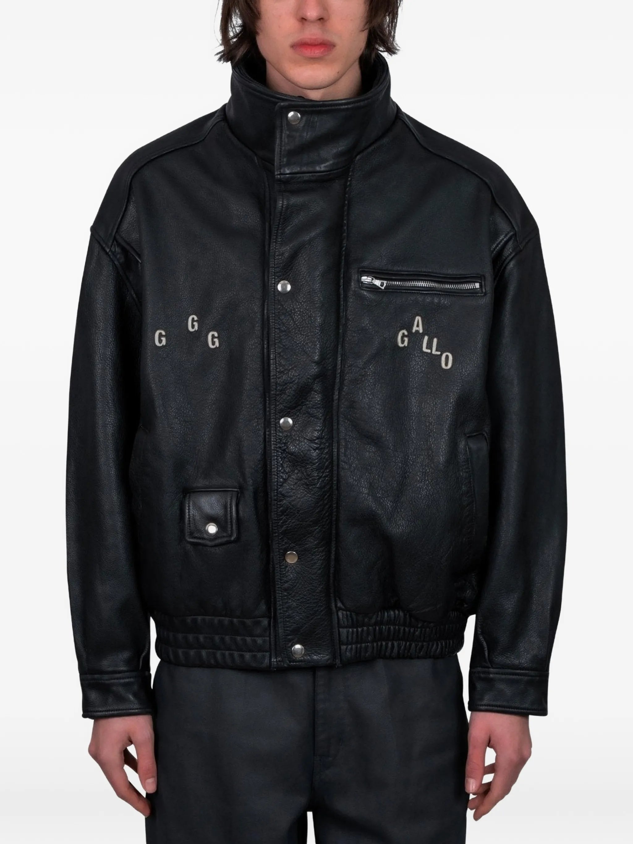 Paly Hollywood Leather Bomber Jacket | Paly Hollywood Man collection ...