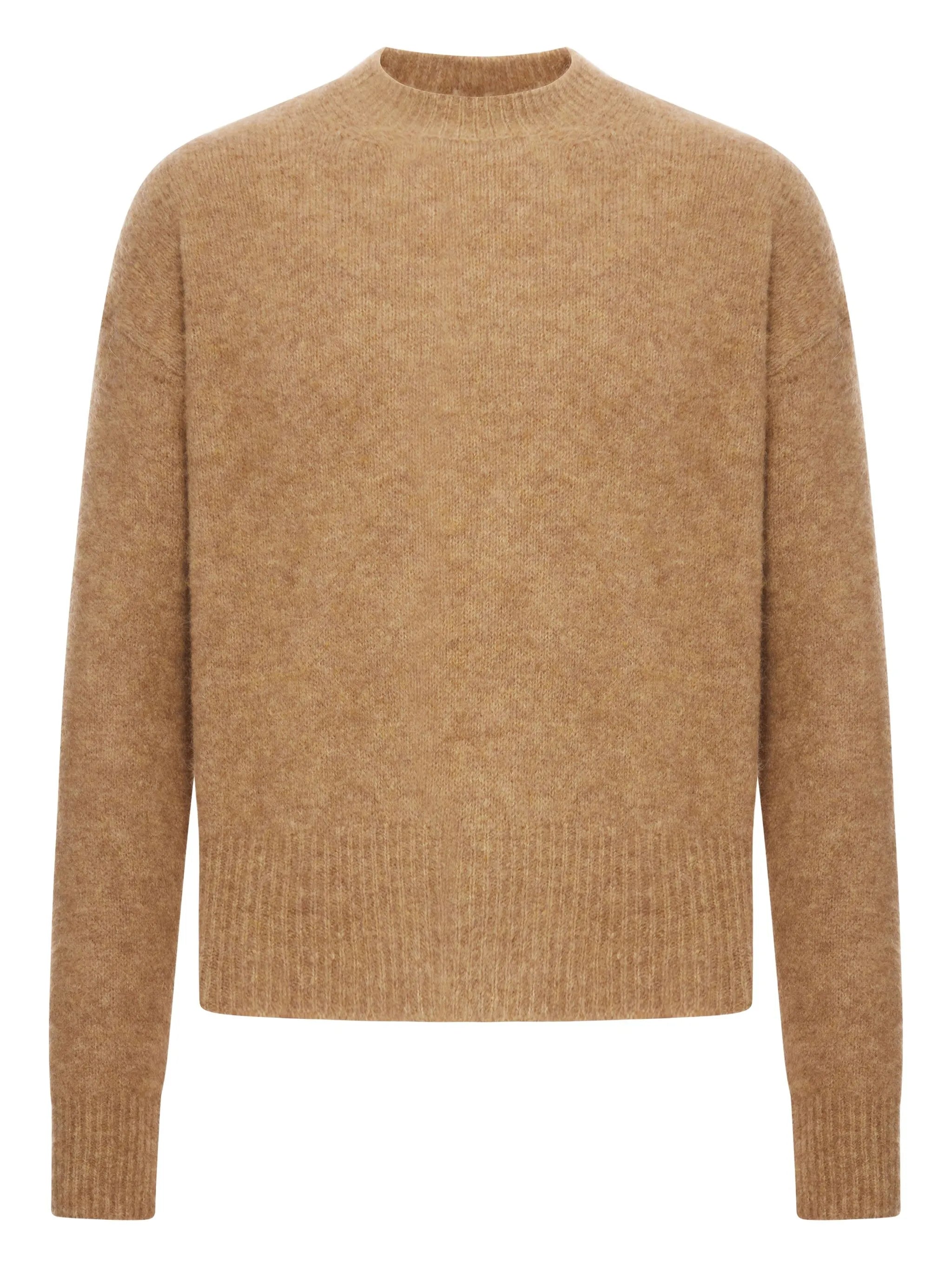 Ami Paris Logo-detail Crew-neck Sweater | Ami Paris Man collection ...