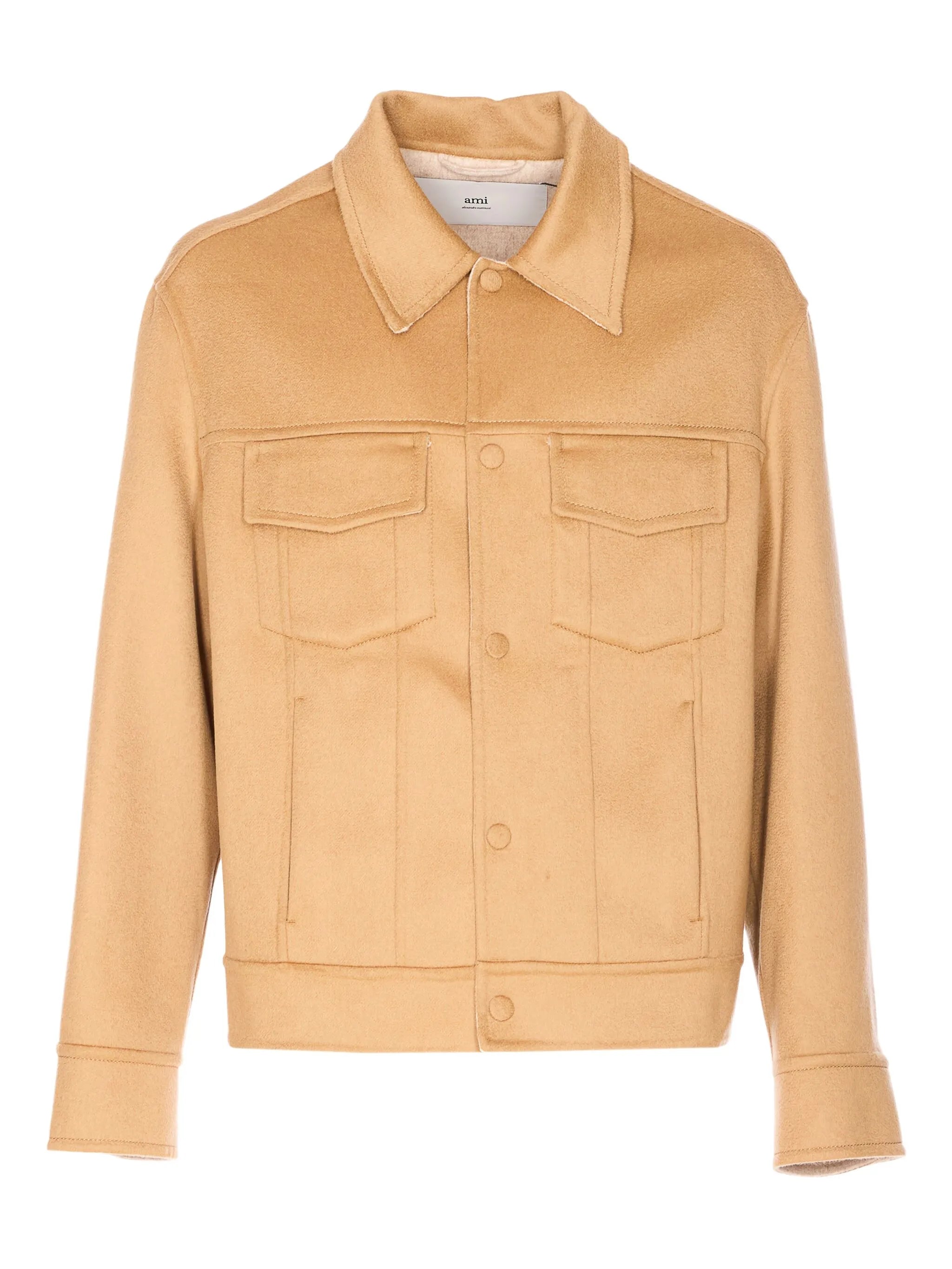 Ami Paris Button-fastening Jacket | Ami Paris Man collection | ERALDO ...
