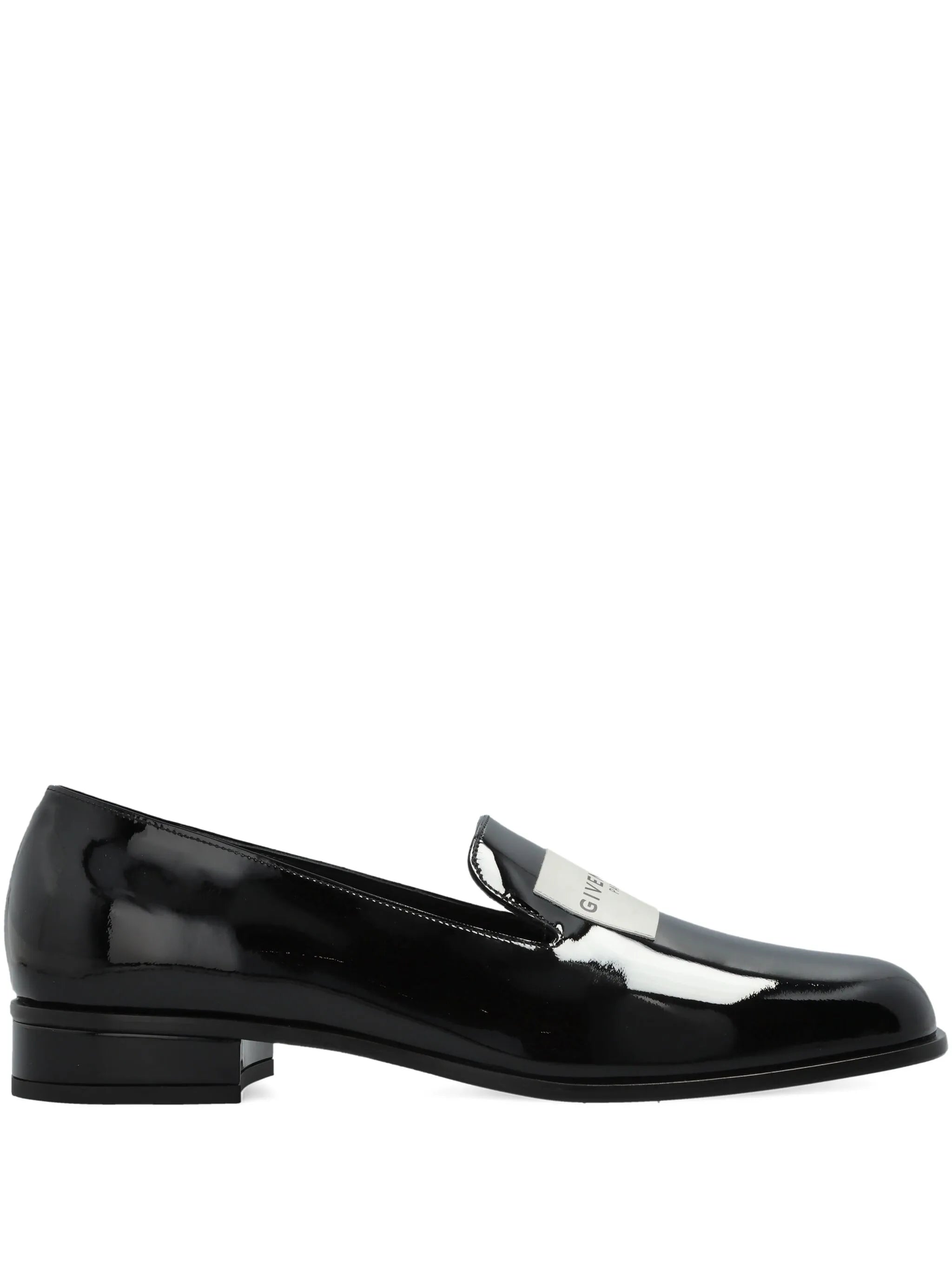 Givenchy Logo-plaque Patent Leather Loafers | Givenchy Woman collection ...