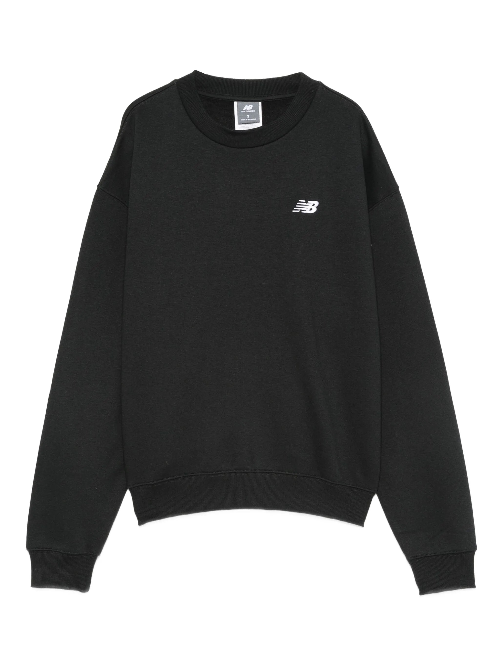 New Balance Logo-embroidered Crew Neck Sweatshirt | New Balance Woman ...