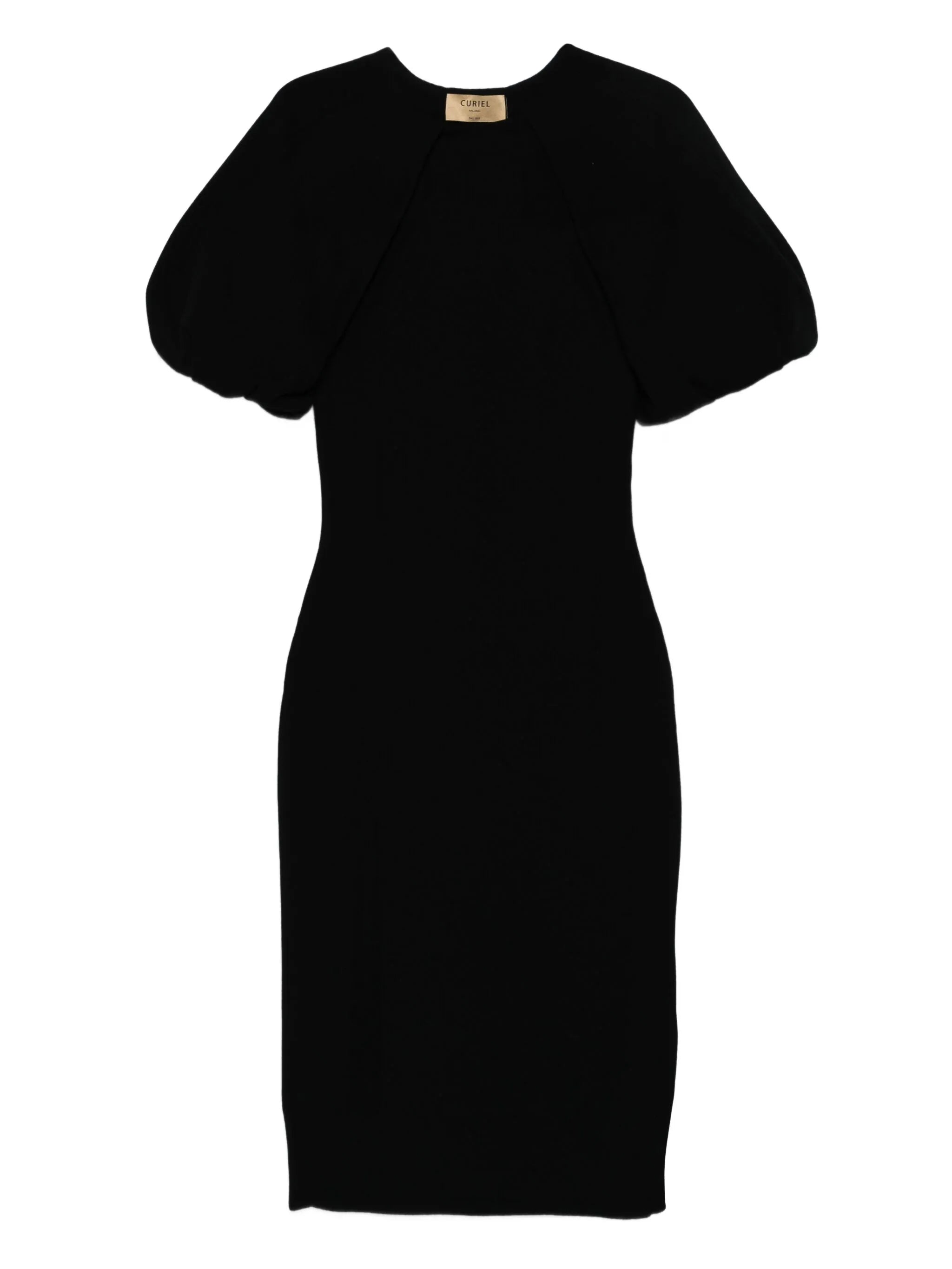 Curiel Puff-sleeve Sheath Midi Dress | Curiel Woman collection | ERALDO ...