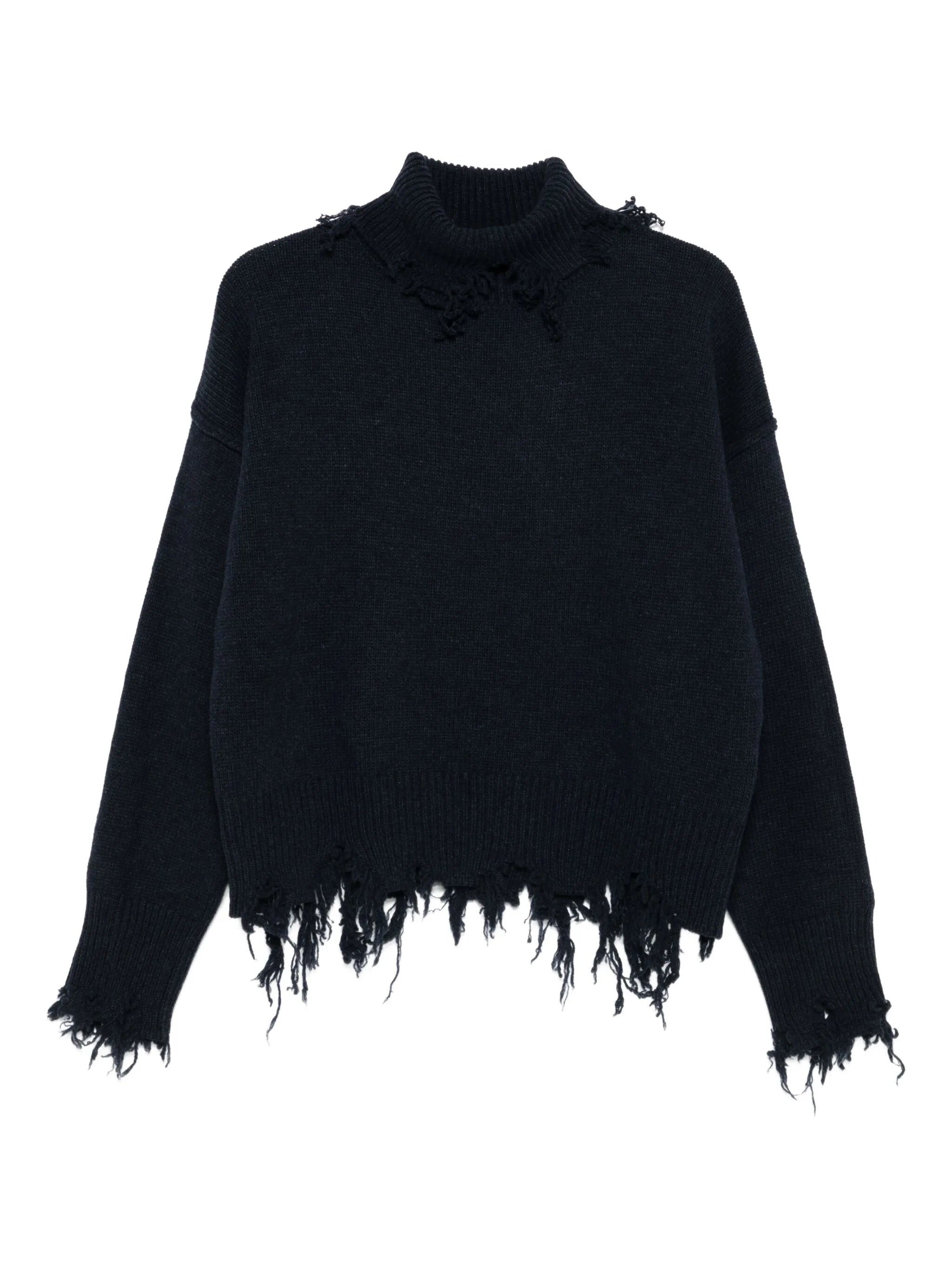 Seafarer STELLA Frayed-edges High-neck Sweater | Seafarer Woman ...