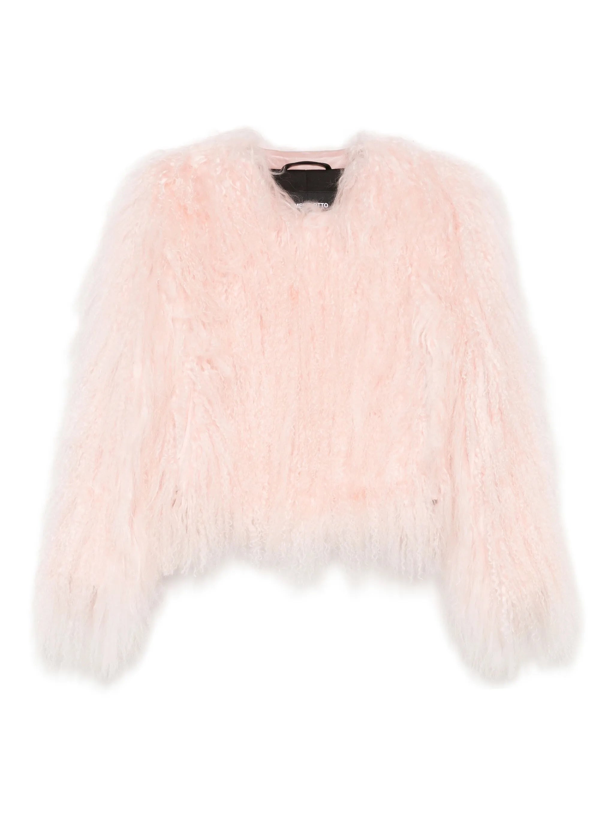 Numero Otto Fluffy-textured Cropped Jacket | Numero Otto collezione ...