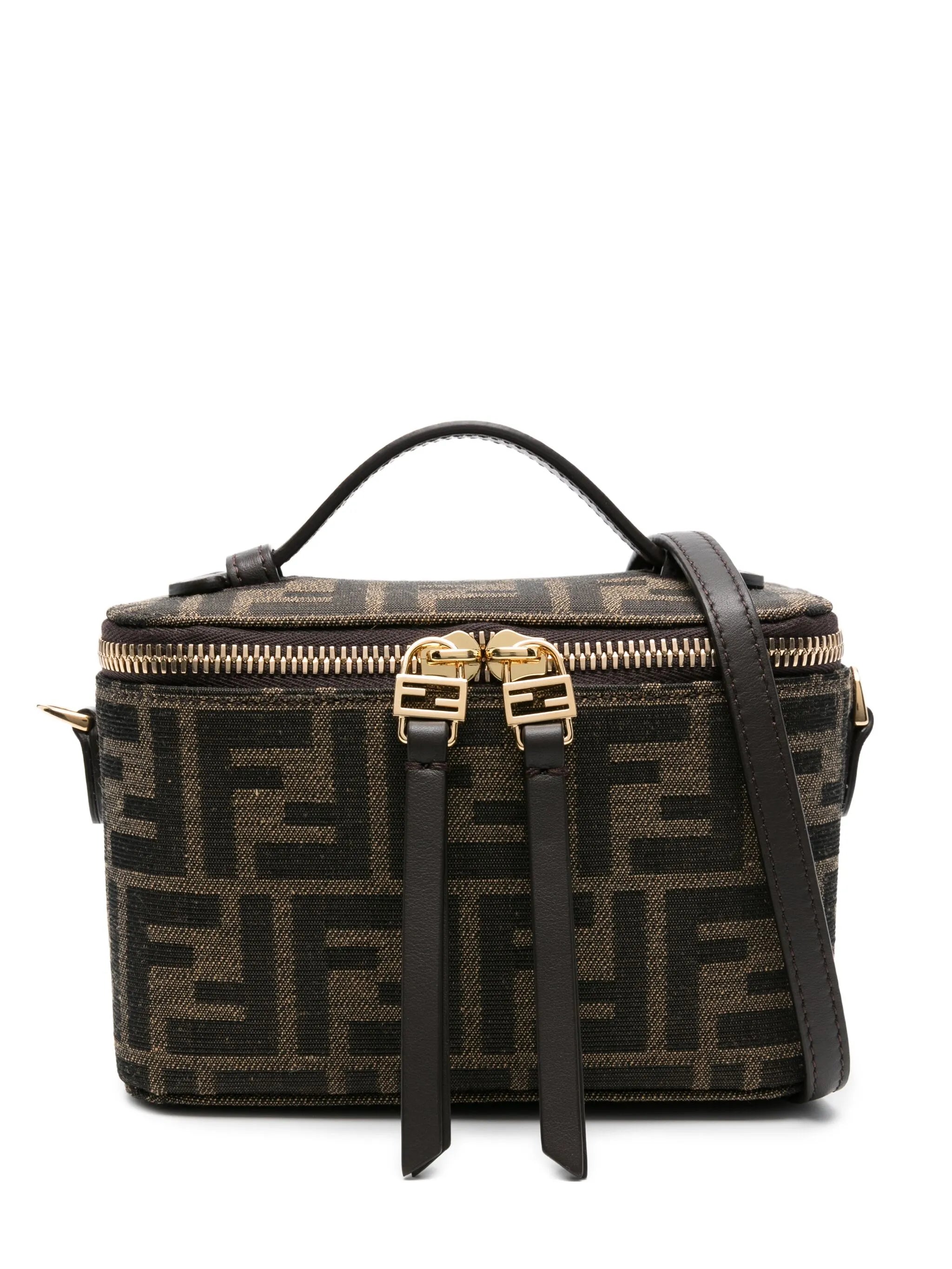 Fendi Vanity FF-pattern Top-handle Mini Bag | Fendi Woman collection ...