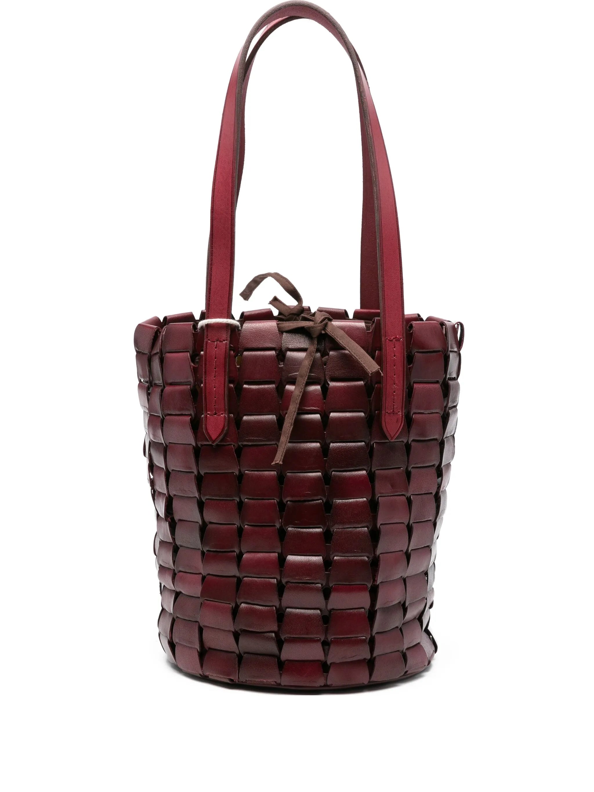 Dragon Diffusion Leather-woven Bucket Bag | Dragon Diffusion Woman ...