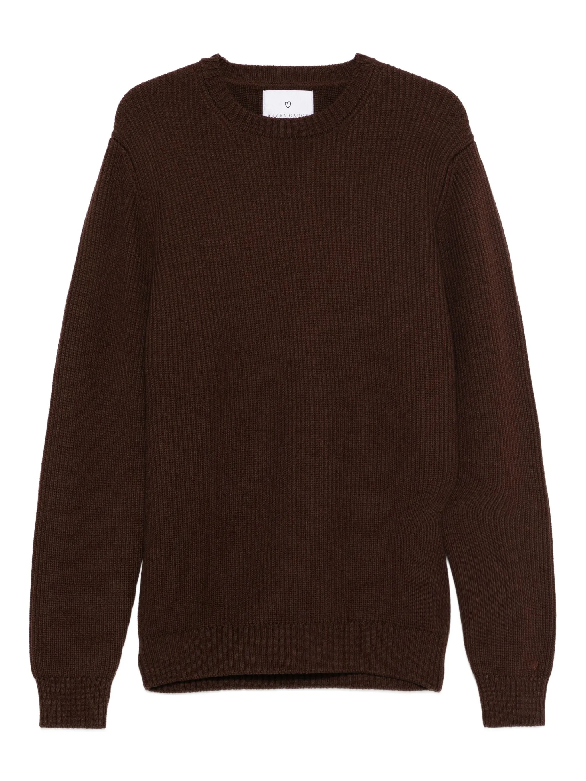 Seven Gauge Crew-neck Ribbed-knit Jumper | Seven Gauge Man collection ...