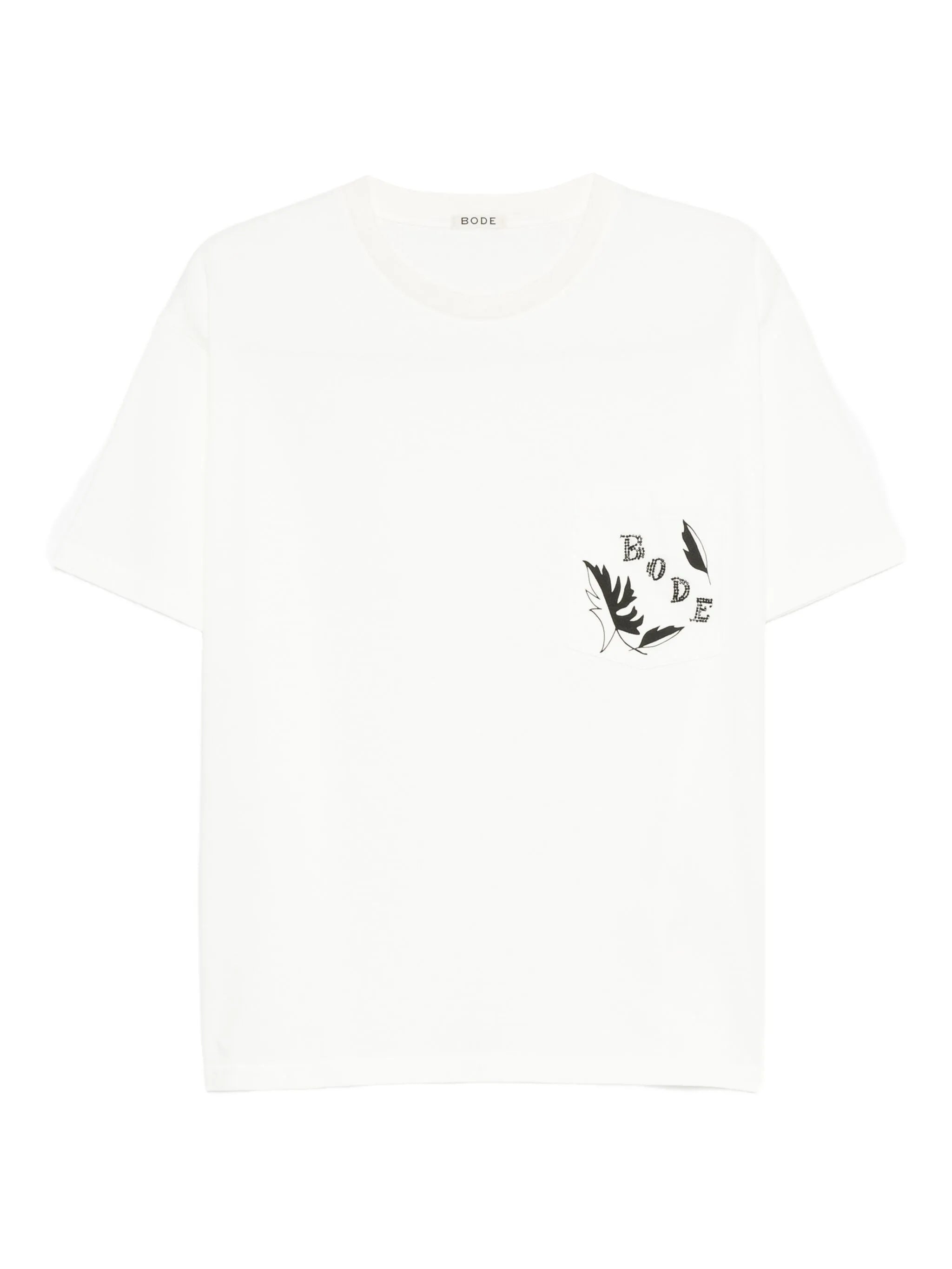 Bode Beaded Leaf-pocket T-shirt | Bode Man collection | ERALDO Luxury ...