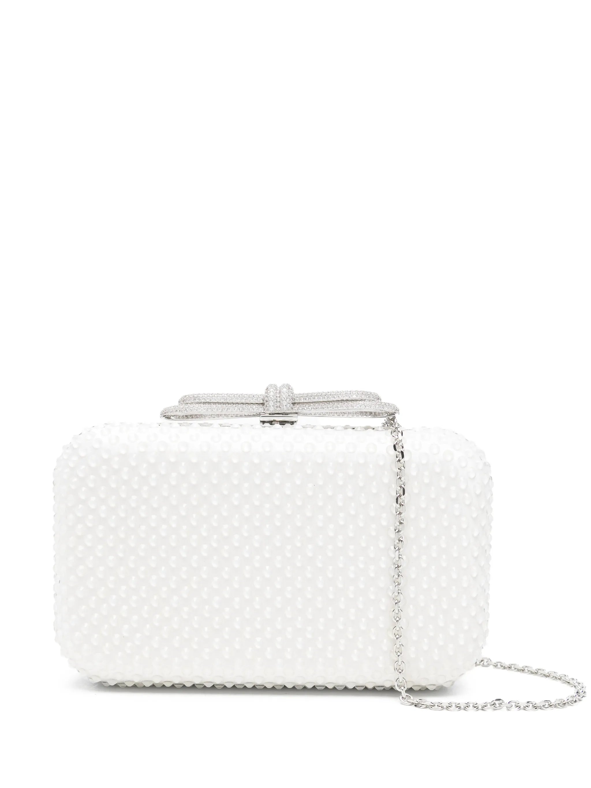 Mach & Mach Double Bow Embellished Clutch Bag | Mach & Mach Woman ...