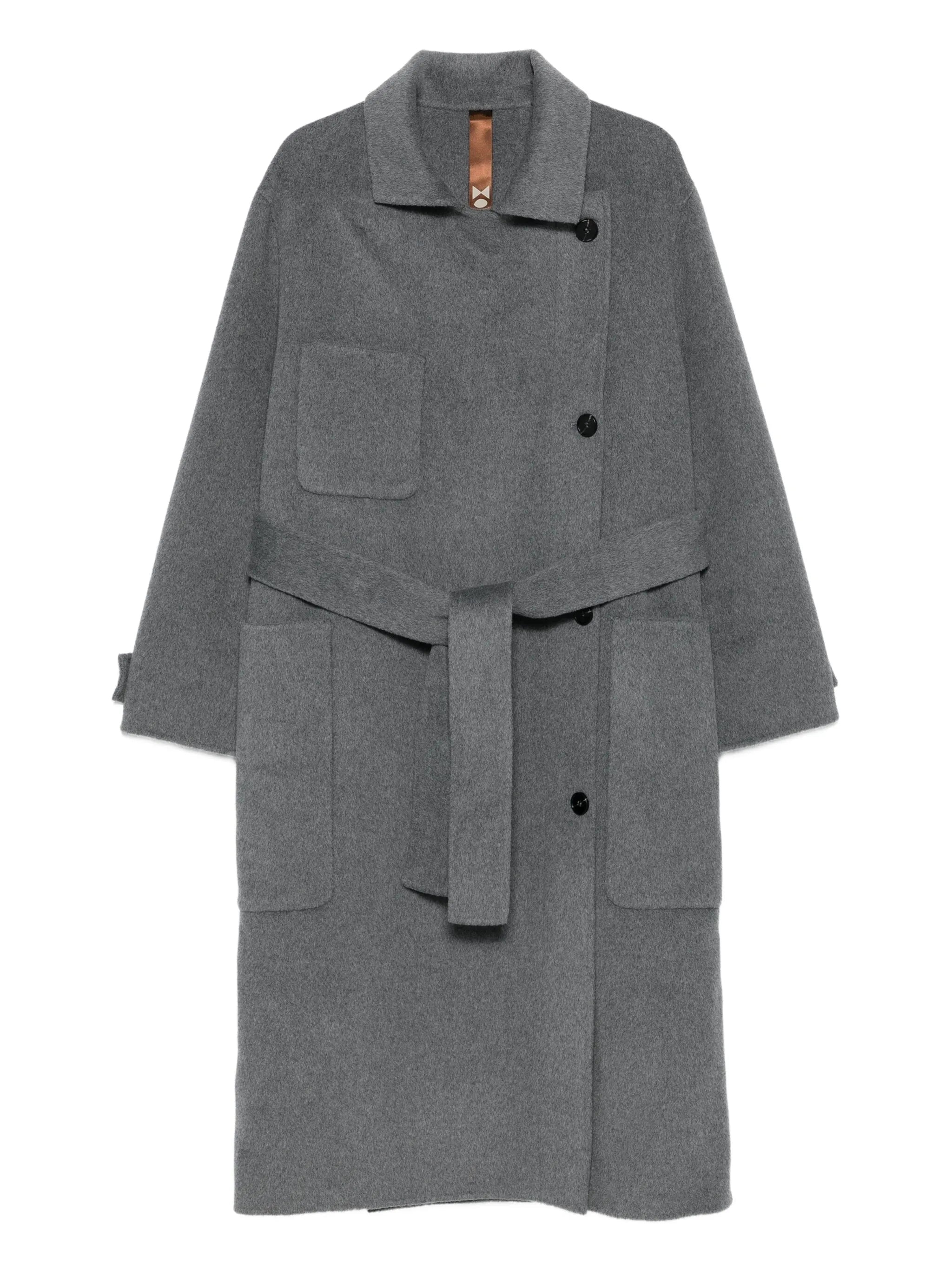 Glox Belted Patch-pocket Coat | Glox Woman collection | ERALDO Luxury ...