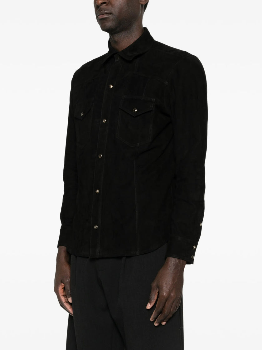 Rifugio Suede Chest Pockets Shirt | Rifugio collezione Uomo | ERALDO ...
