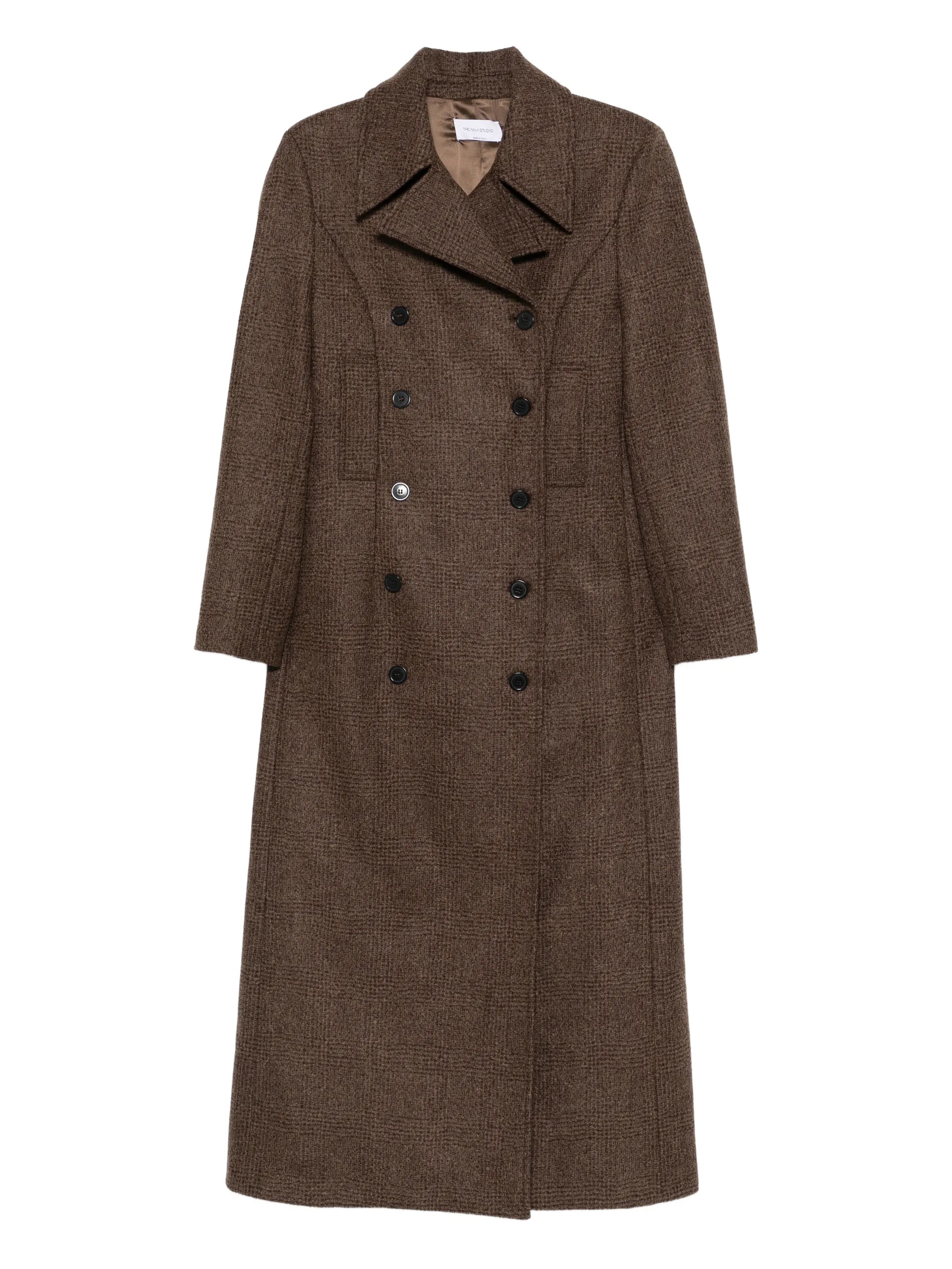 The Nina Studio Double-breasted Check Coat | The Nina Studio Woman ...