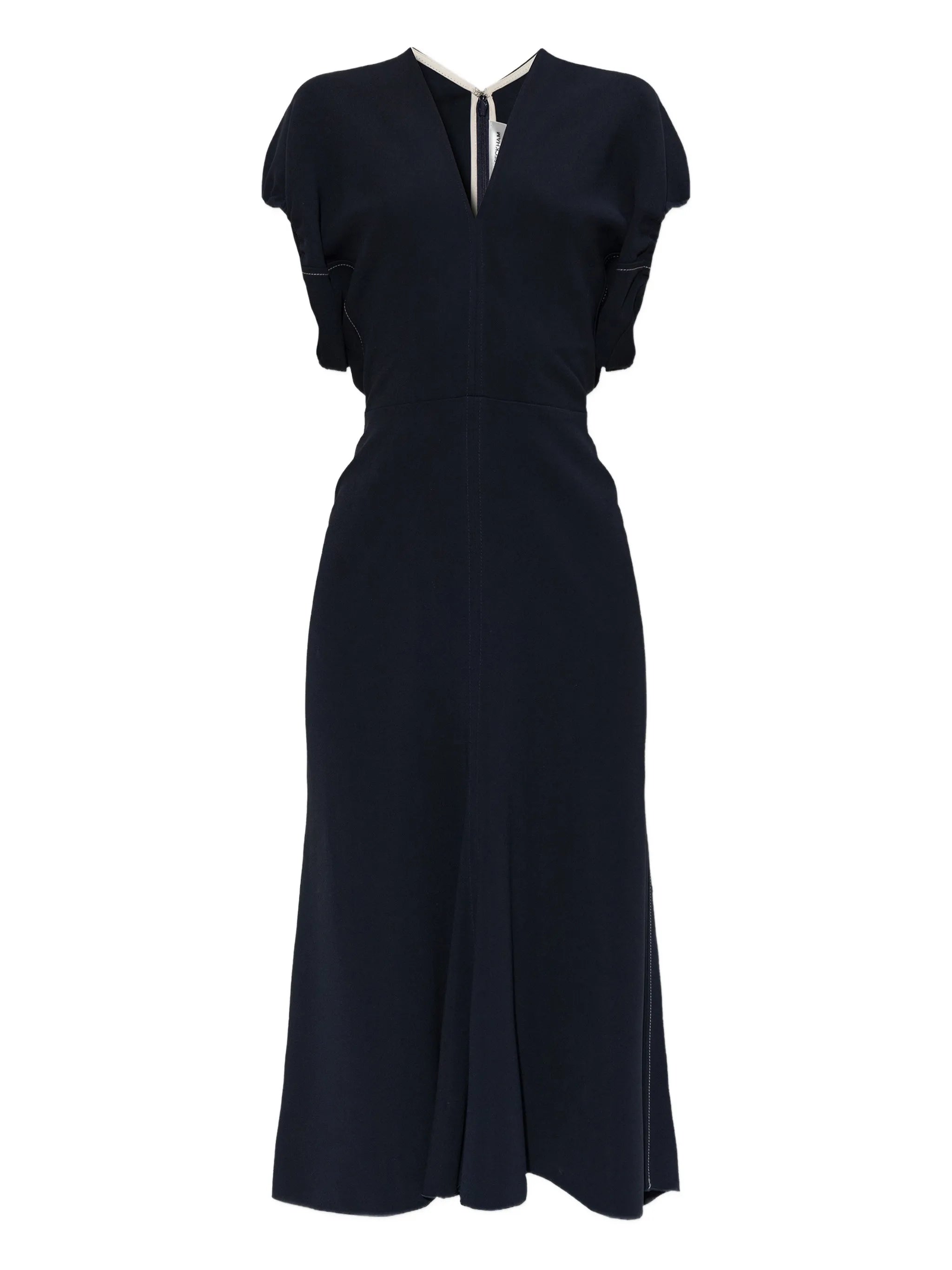 Victoria Beckham V-neck Midi Dress | Victoria Beckham Woman collection ...