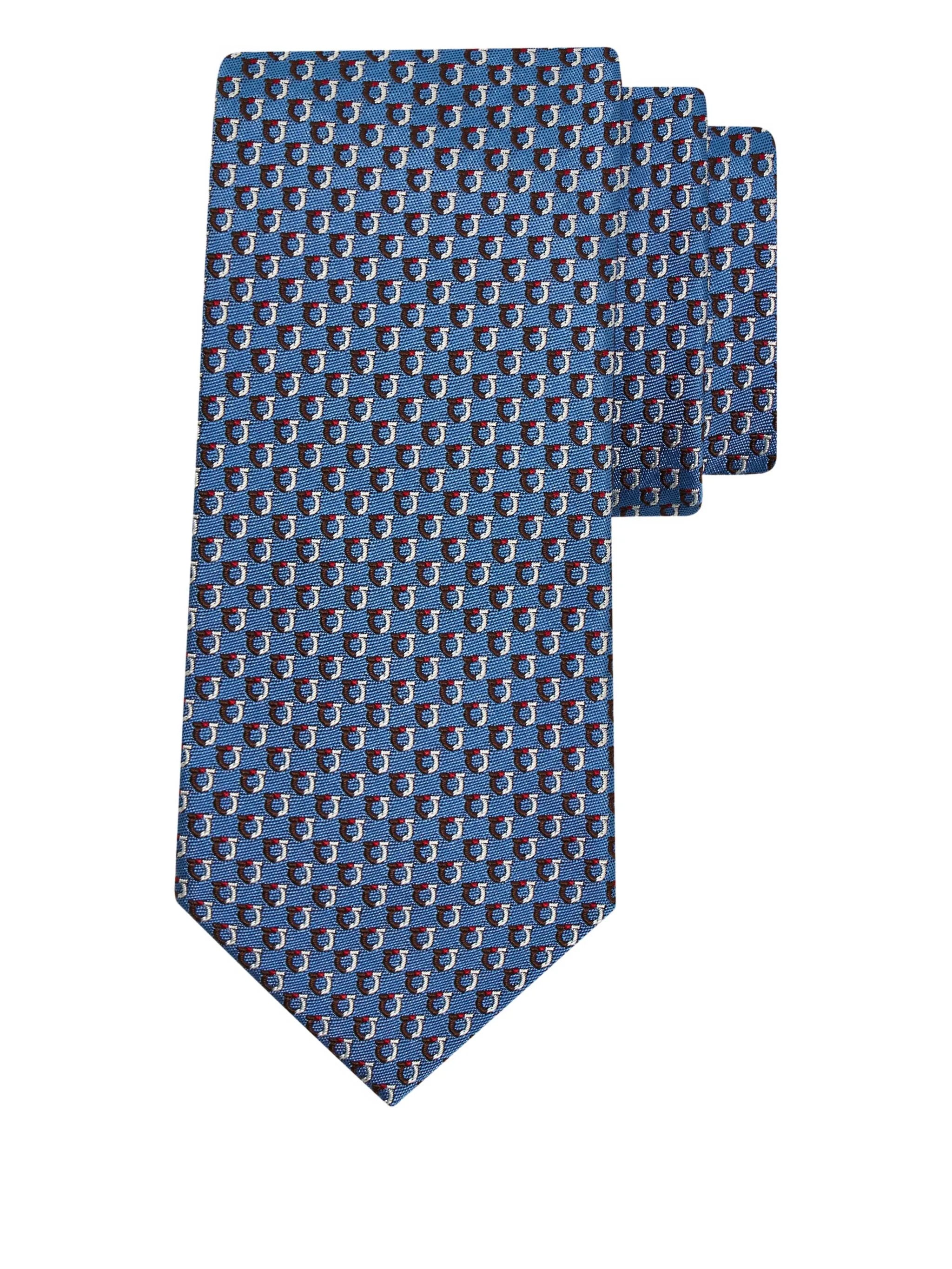 Ferragamo Jacquard Gancini Tie | Ferragamo Man collection | ERALDO ...