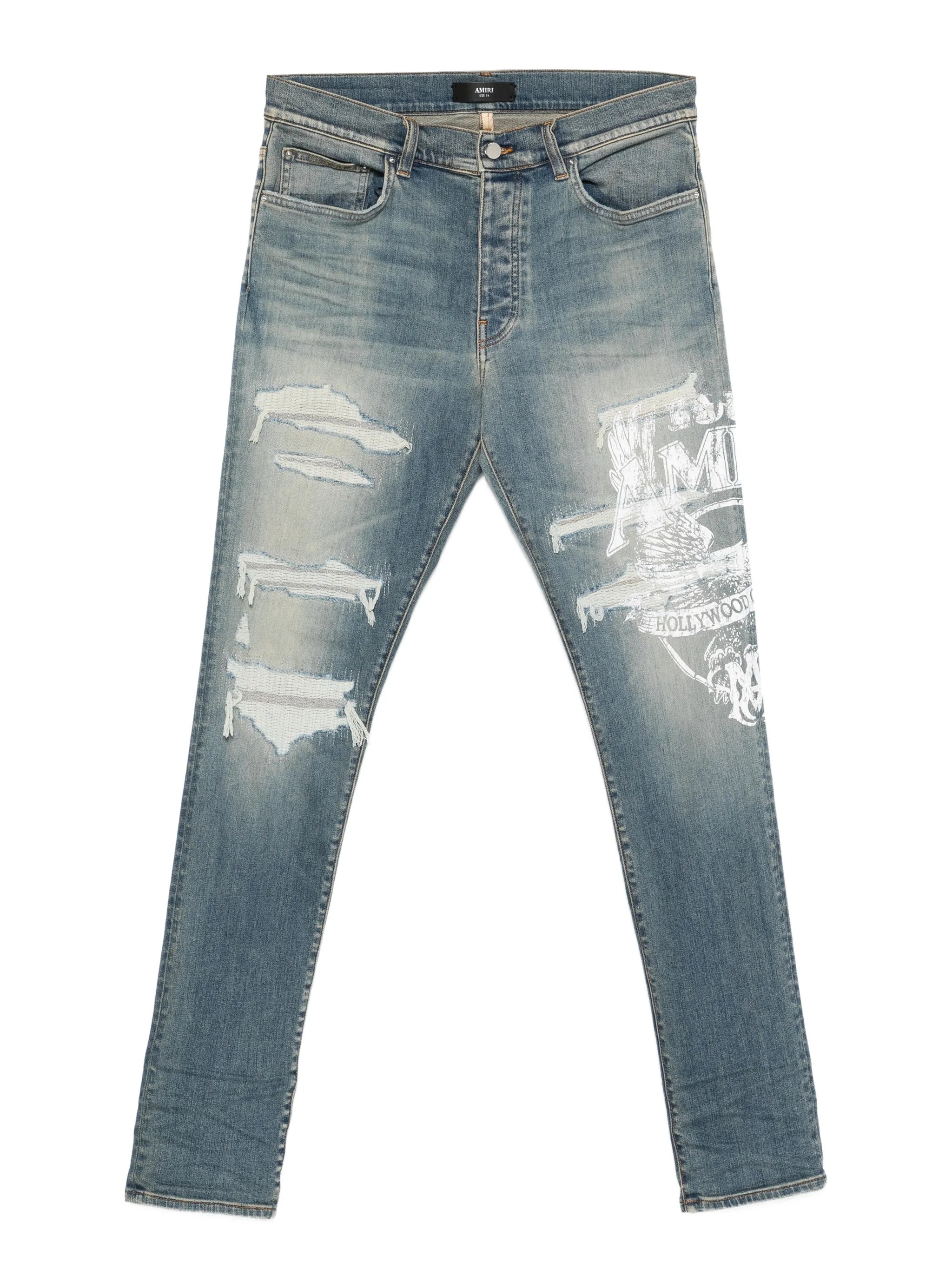 Amiri Ripped Print Jeans | Amiri Man collection | ERALDO Luxury Boutique