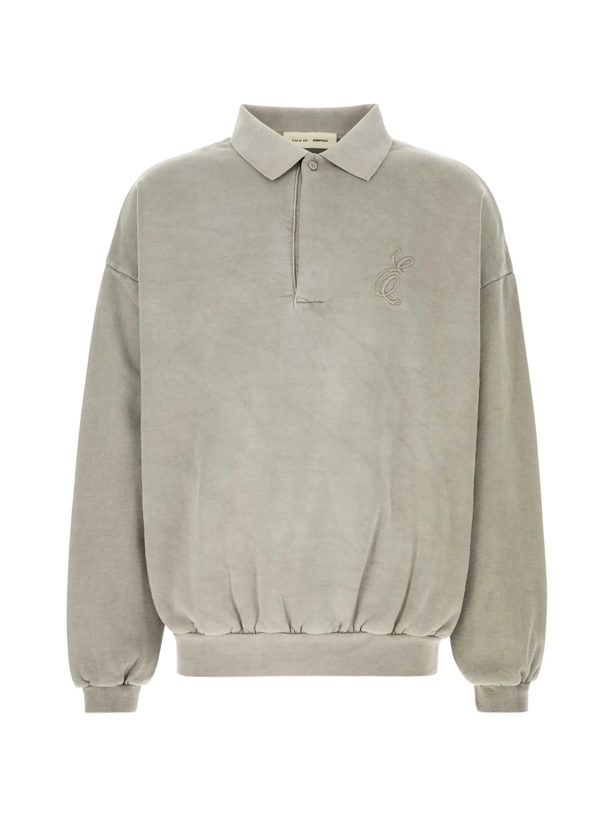 Fear Of God Essentials Logo-detail Polo Shirt | Fear Of God Essentials ...
