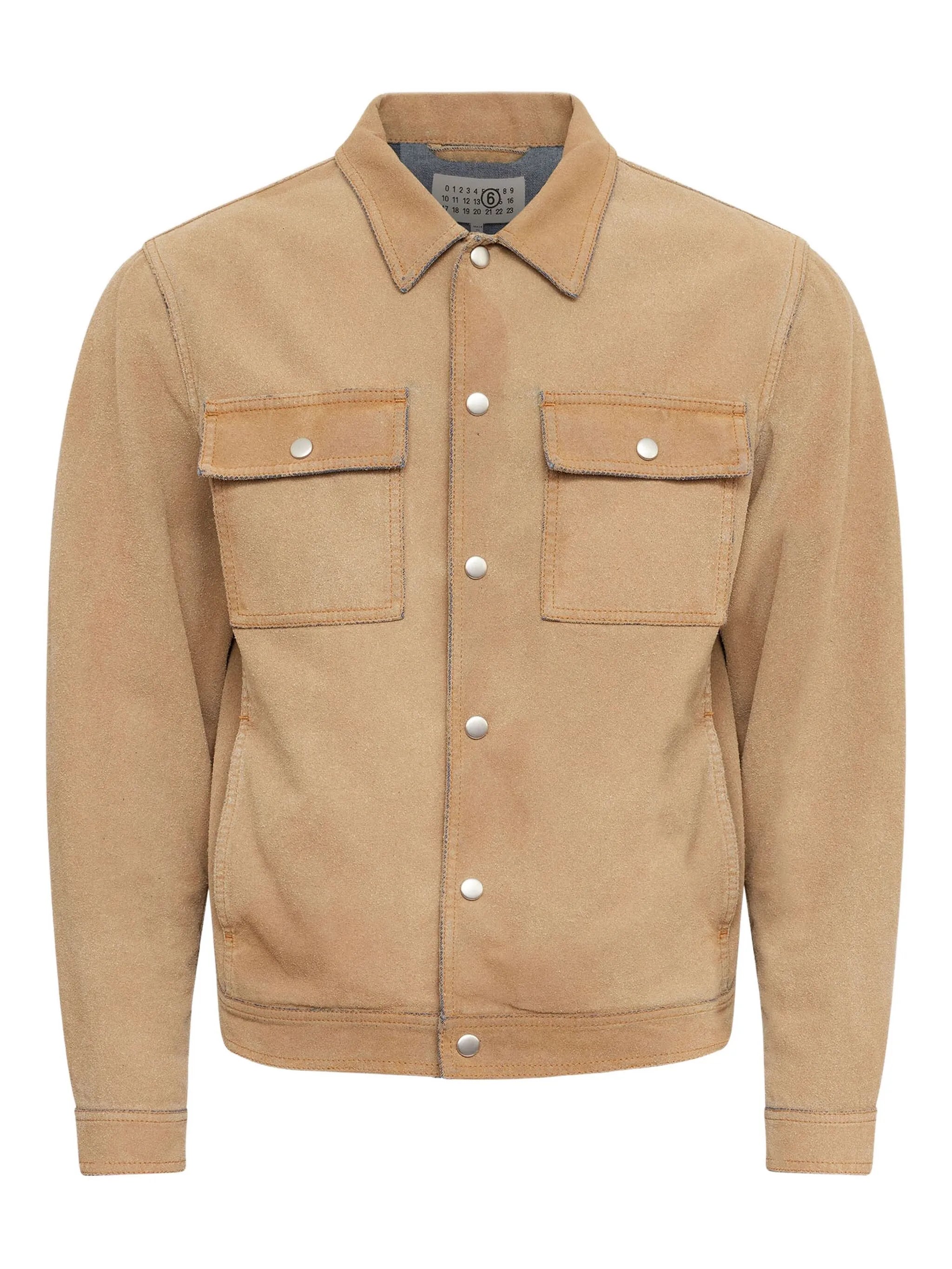 Mm6 Maison Margiela Patch-pocket Shirt Jacket | Mm6 Maison Margiela Man ...