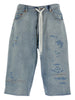 Mm6 Maison Margiela Logo-patch Bermuda Shorts | Mm6 Maison Margiela Man ...