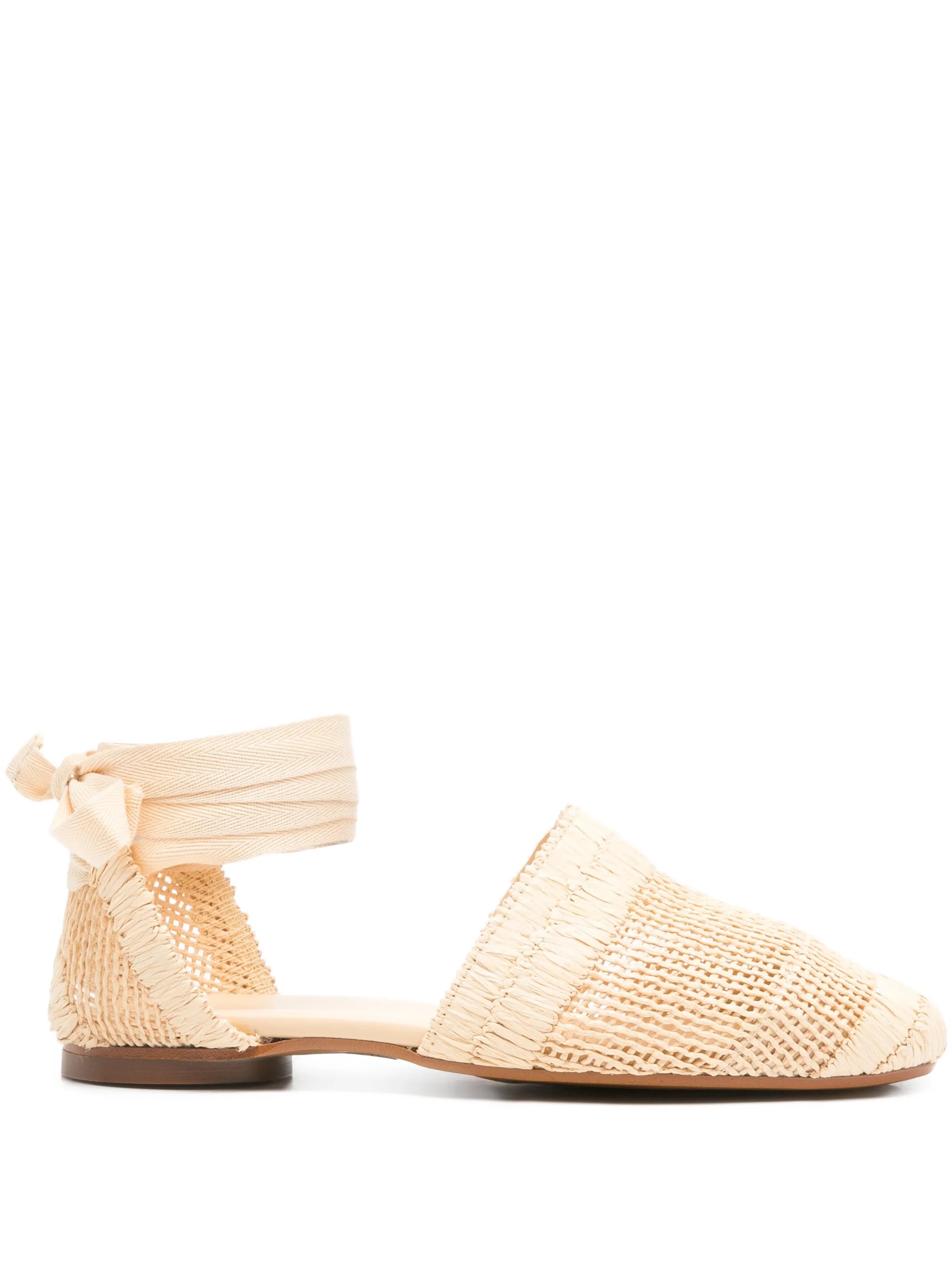 Castañer Tie Woven Espadrilles | Castañer Woman collection | ERALDO ...