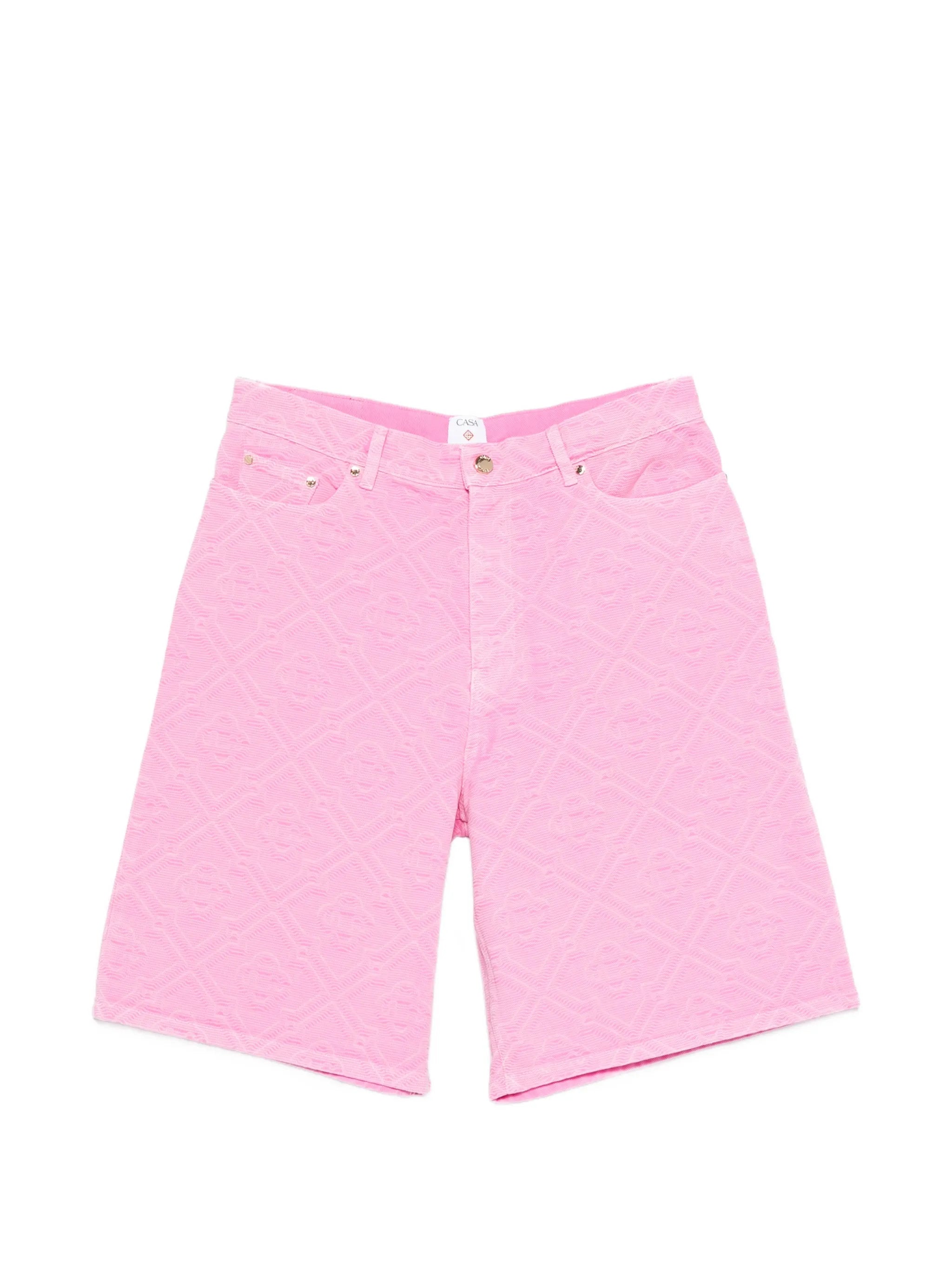 Casablanca Logo-pattern Denim Shorts | Casablanca Man collection ...