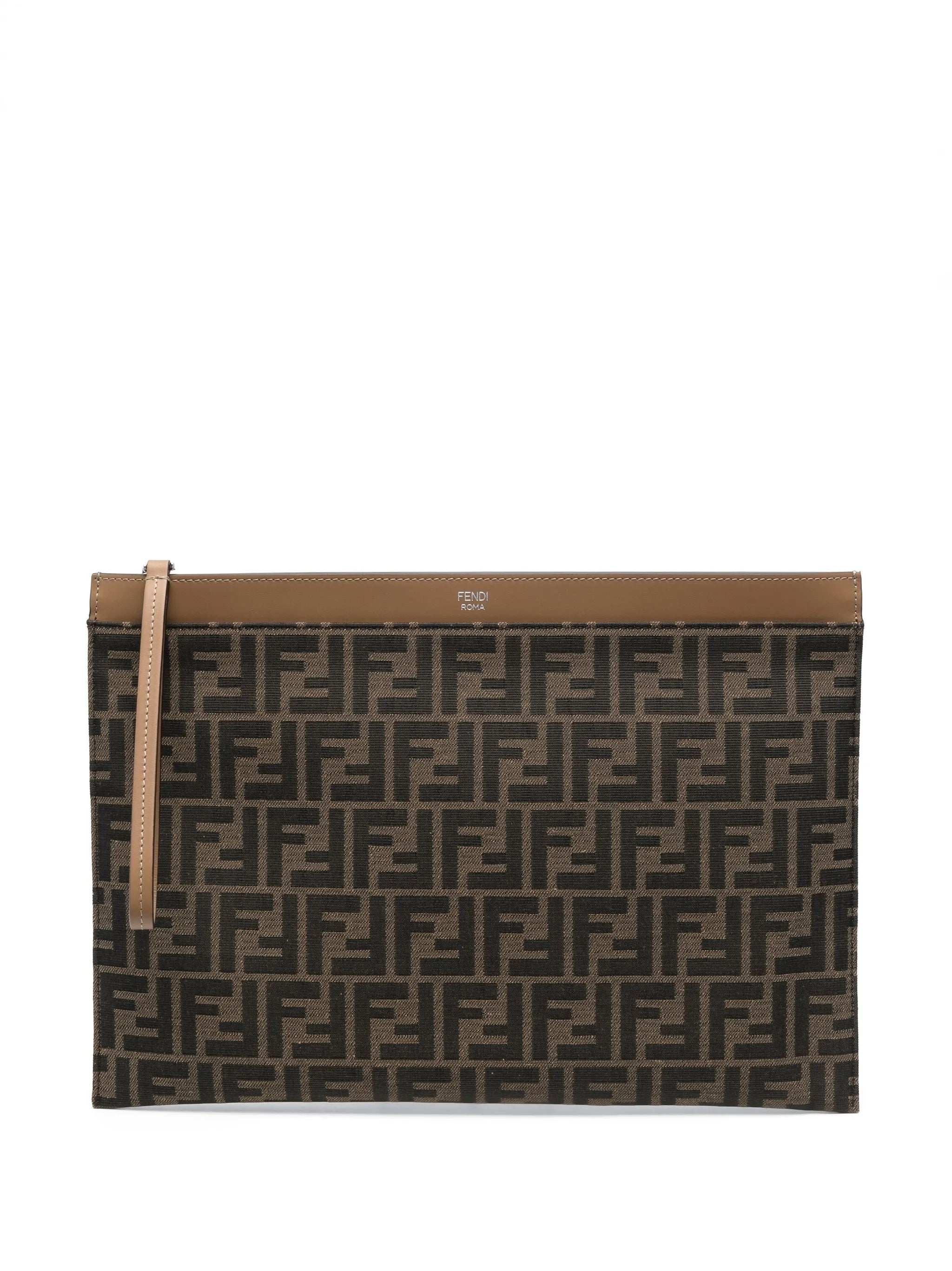 Fendi Monogram-pattern Clutch Bag | Fendi Man collection | ERALDO ...