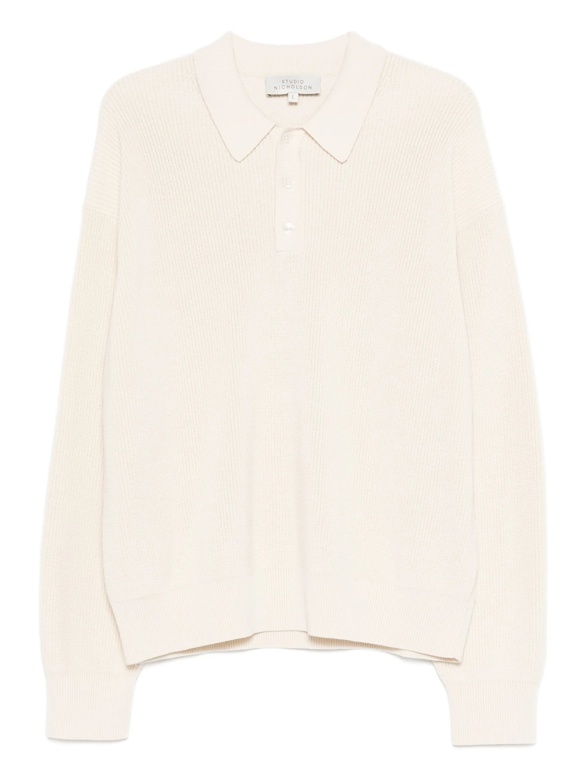 Studio Nicholson Buttoned Polo Shirt | Studio Nicholson Man collection ...