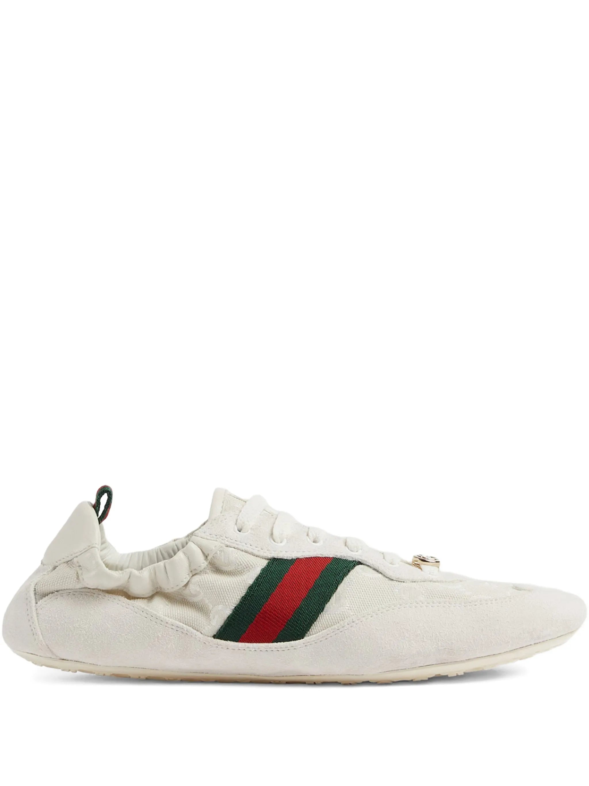Gucci Striped Suede Sneakers | Gucci Woman collection | ERALDO Luxury ...