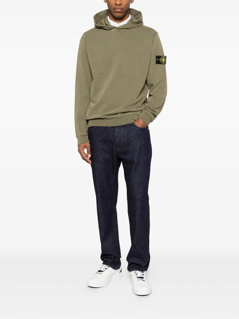 Stone Island Logo-patch Hoodie | Stone Island collezione Uomo | ERALDO ...
