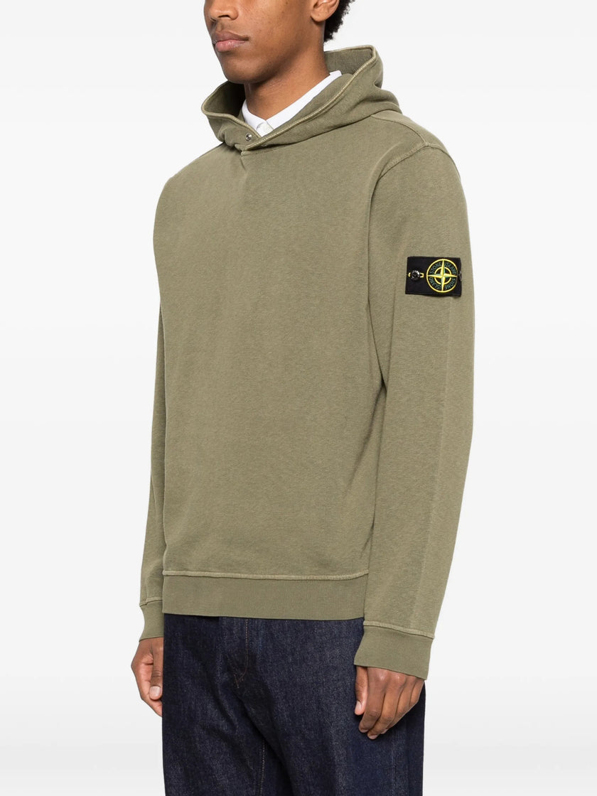 Stone Island Logo-patch Hoodie | Stone Island collezione Uomo | ERALDO ...