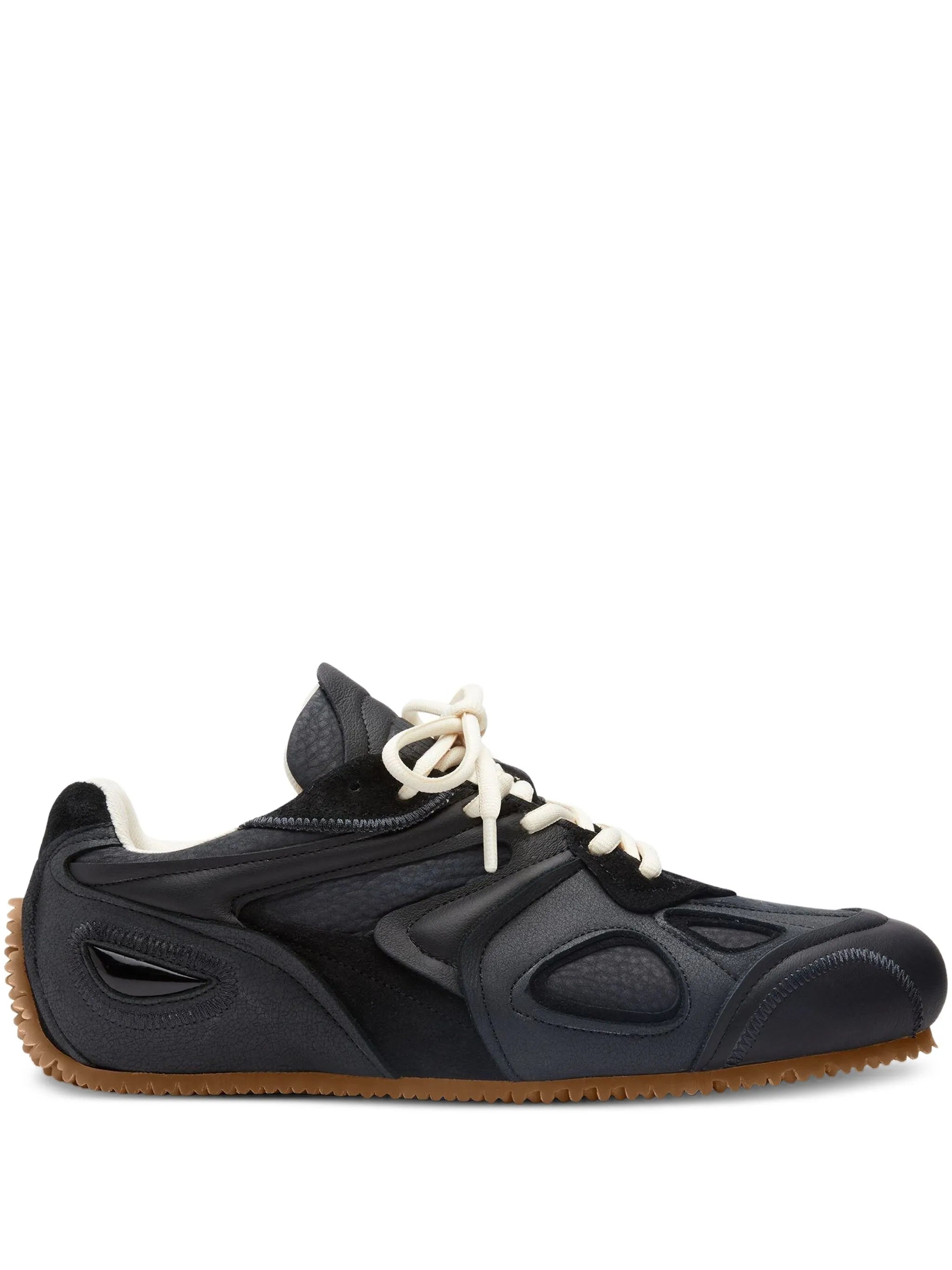 Axel Arigato Leather Panelled Lace-up Sneakers | Axel Arigato Woman ...
