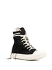 Rick Owens Drkshdw Frayed High-top Sneakers | Rick Owens Drkshdw Man ...