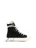 Rick Owens Drkshdw Frayed High-top Sneakers | Rick Owens Drkshdw Man ...