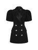 Rebecca Vallance Zendaya Crystal-embellished Puff-sleeve Mini Dress ...